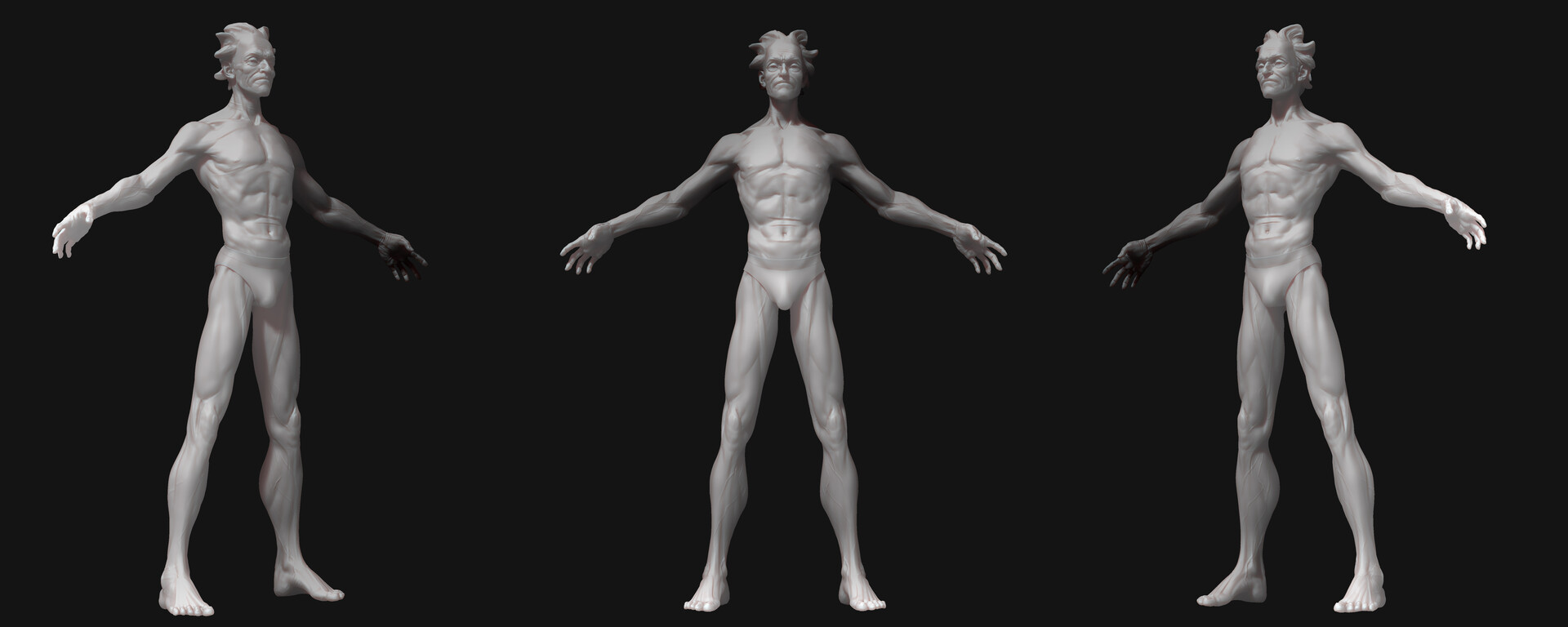 male t pose reference