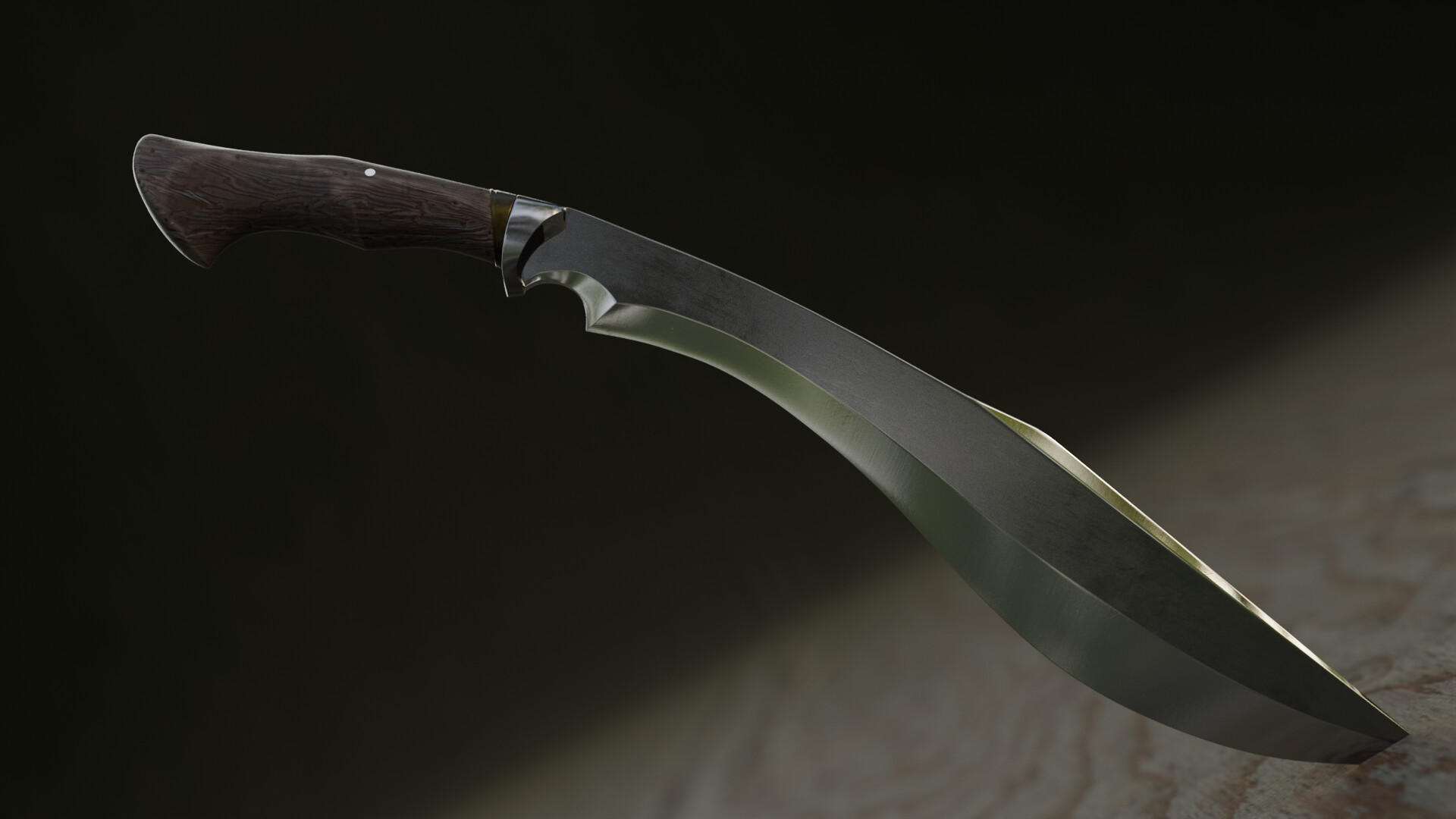 ArtStation - Curved knife