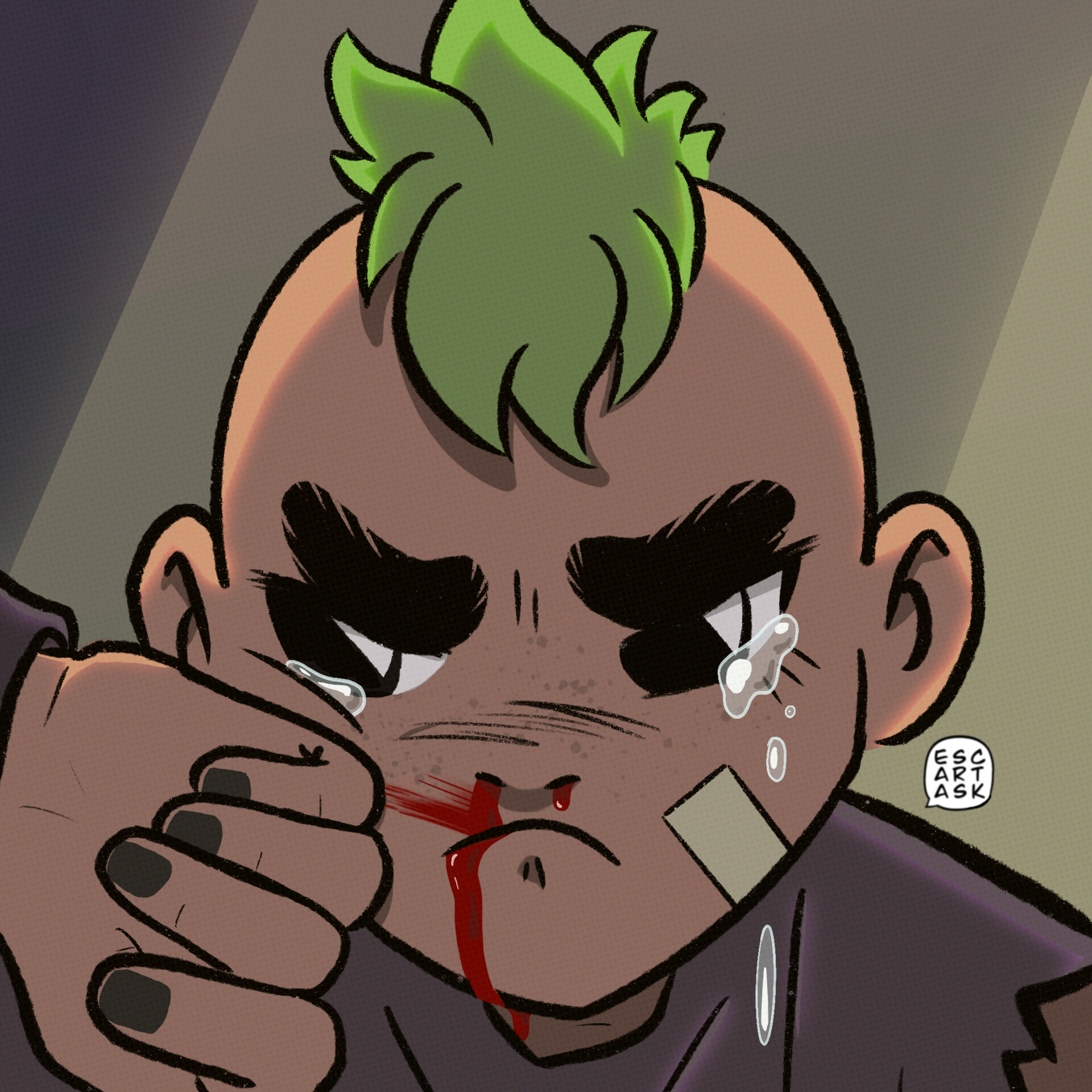 ArtStation - OC (nosebleed)