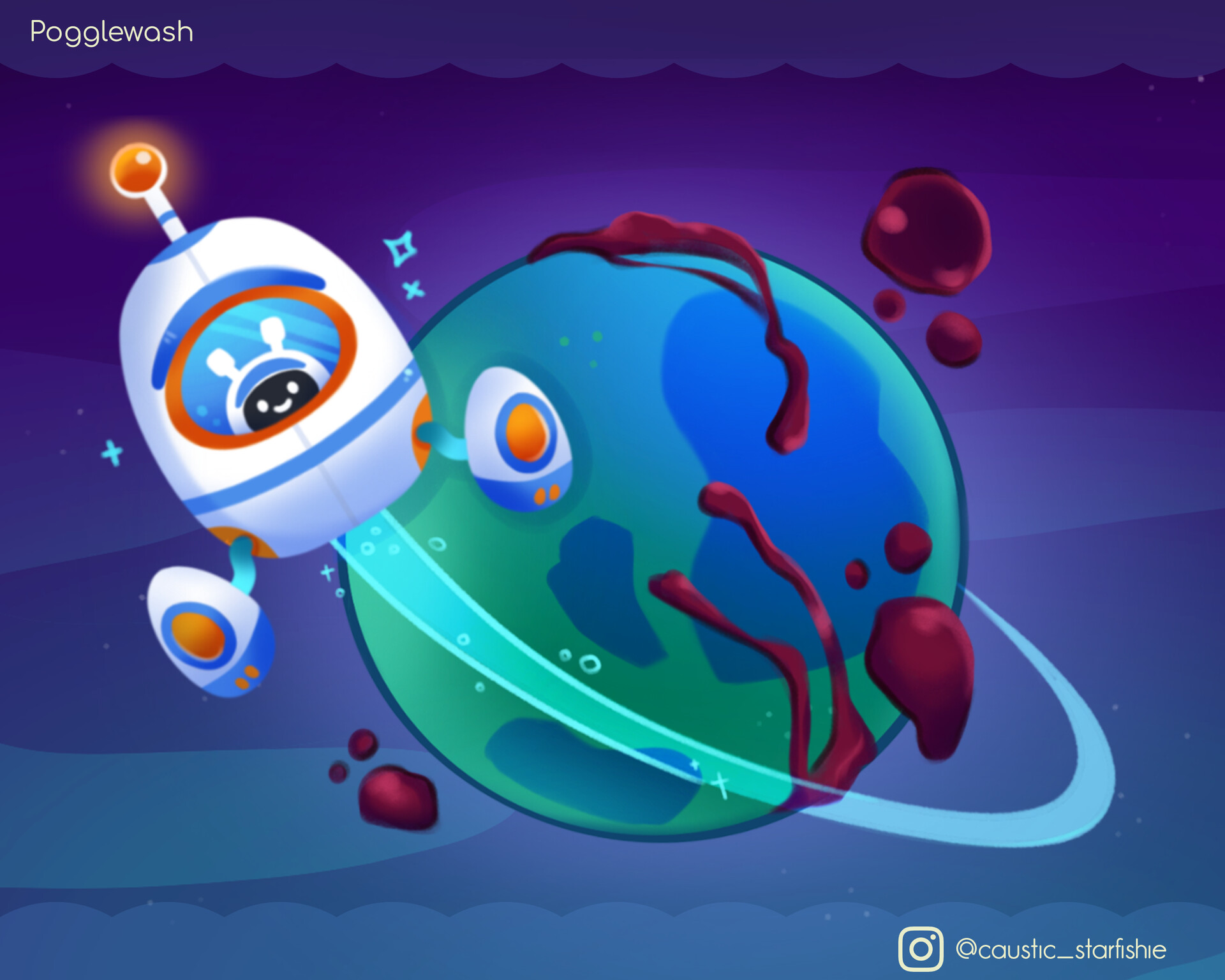 Ava I. Rooney - Pogglewash - Senior Game UI Artwork Progress Showcase