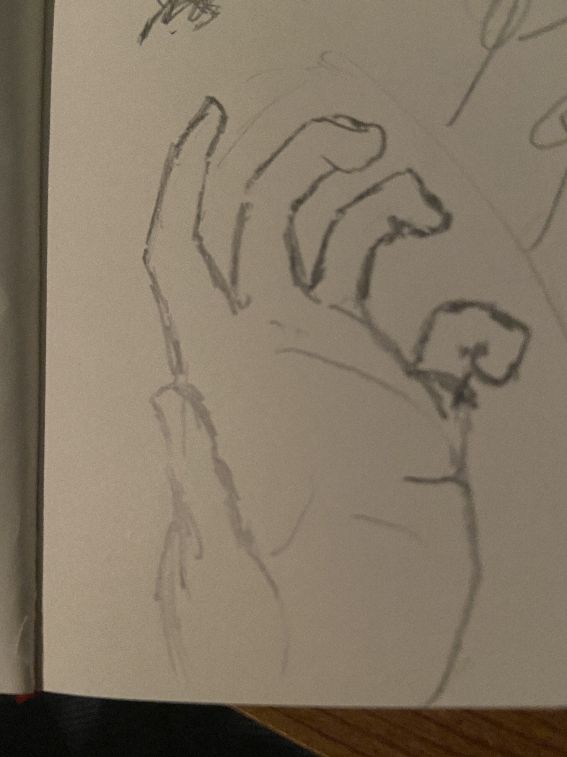ArtStation - Grab left hand sketch. Enjoy