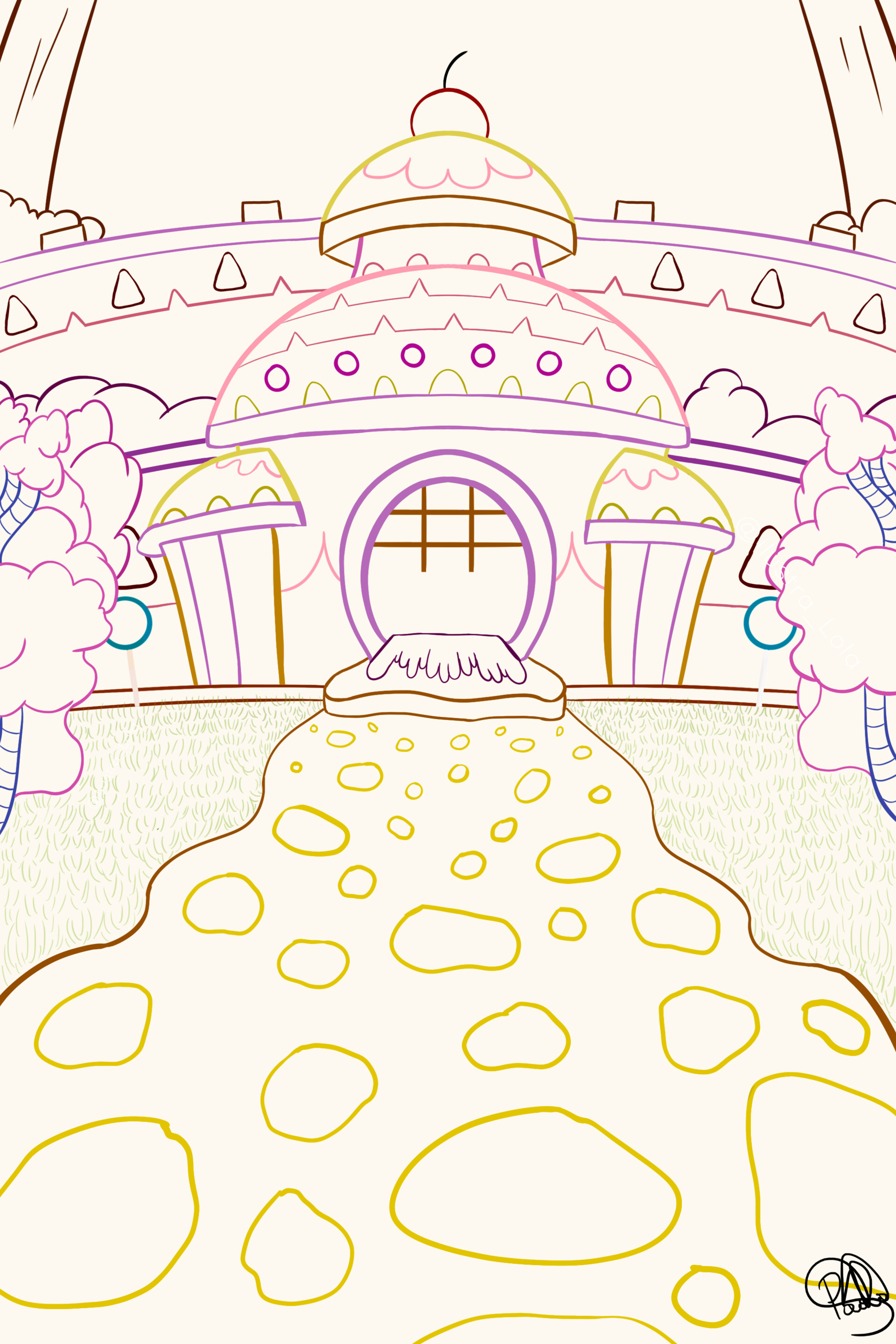 princess bubblegum and marceline coloring pages