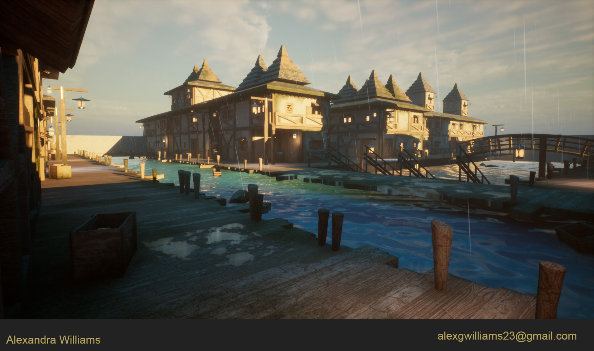 ArtStation - Submerged Pirate Town
