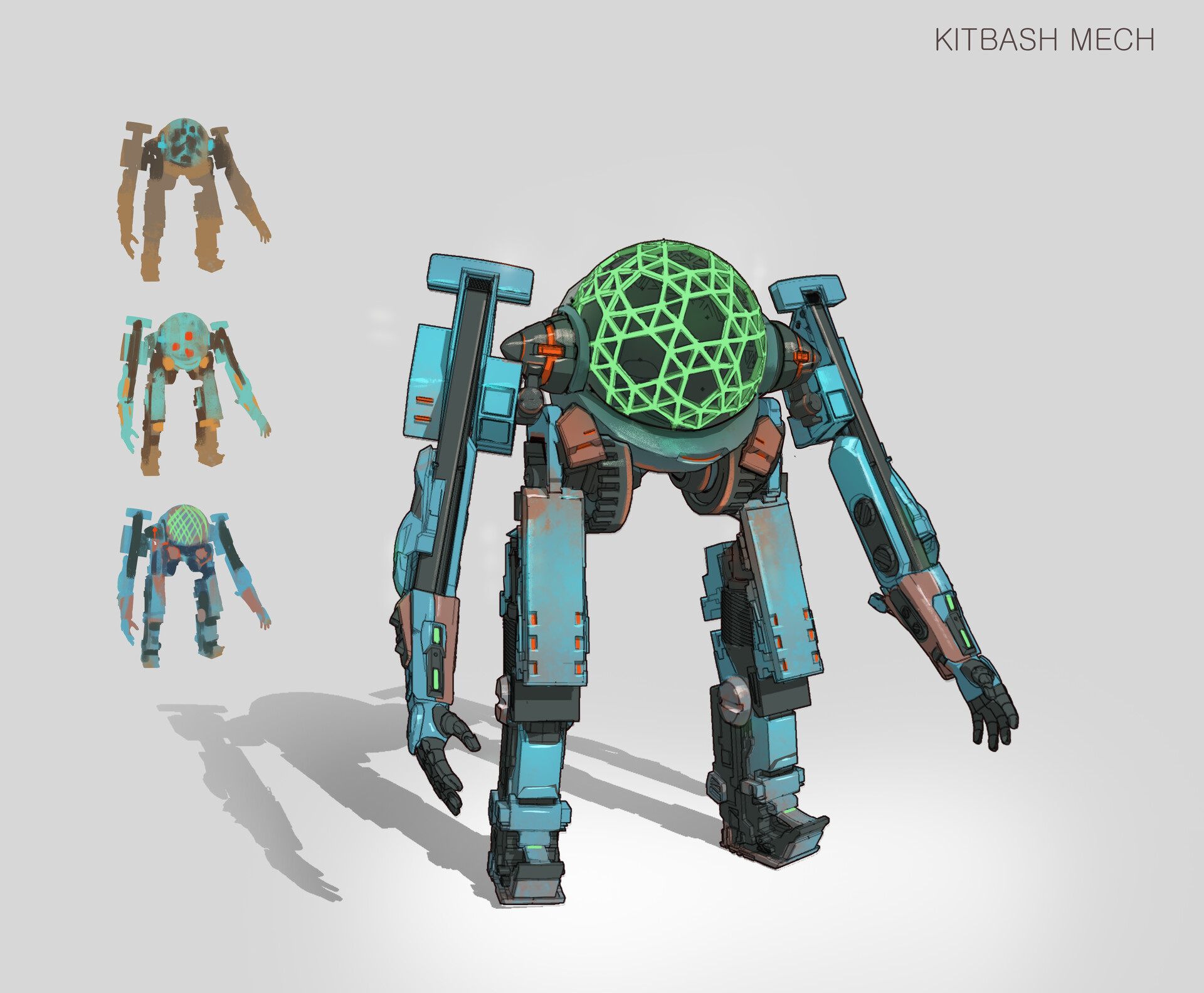 ArtStation - Kitbash mech