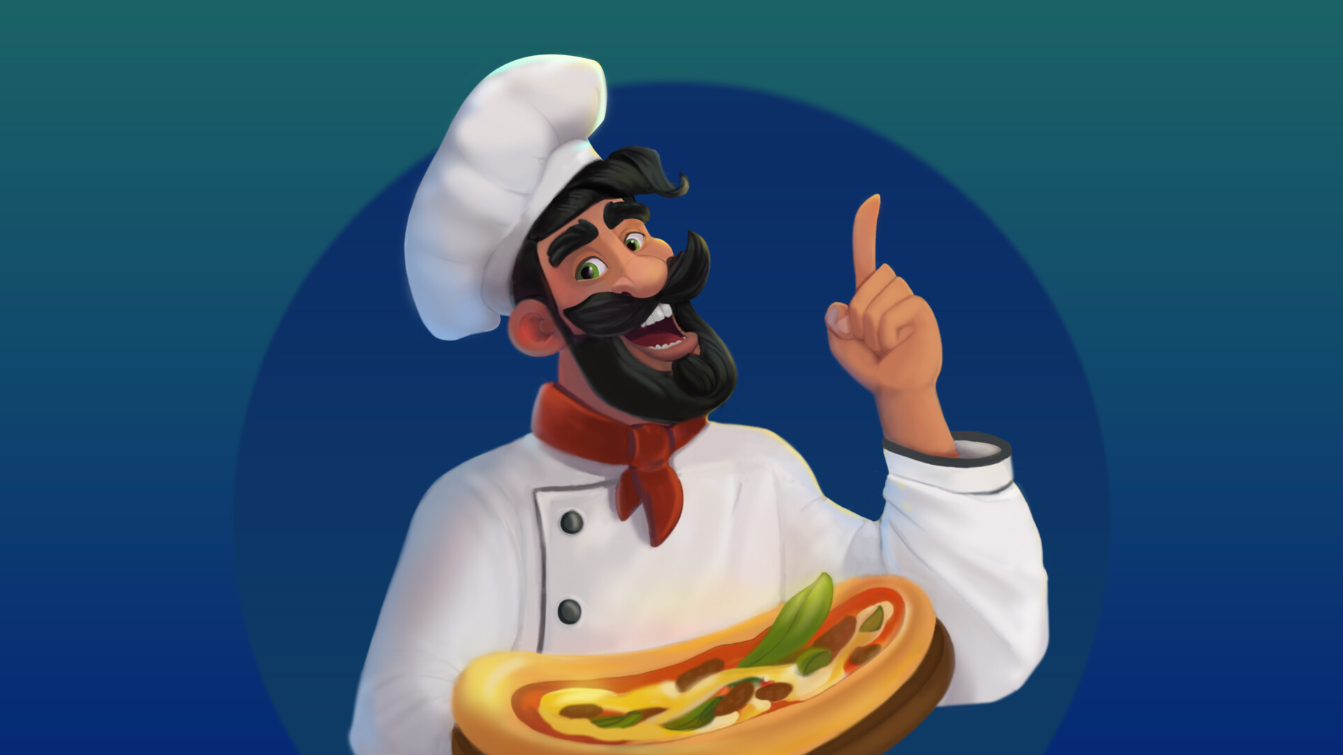 ArtStation - Stylized Pizzeria Chef Character