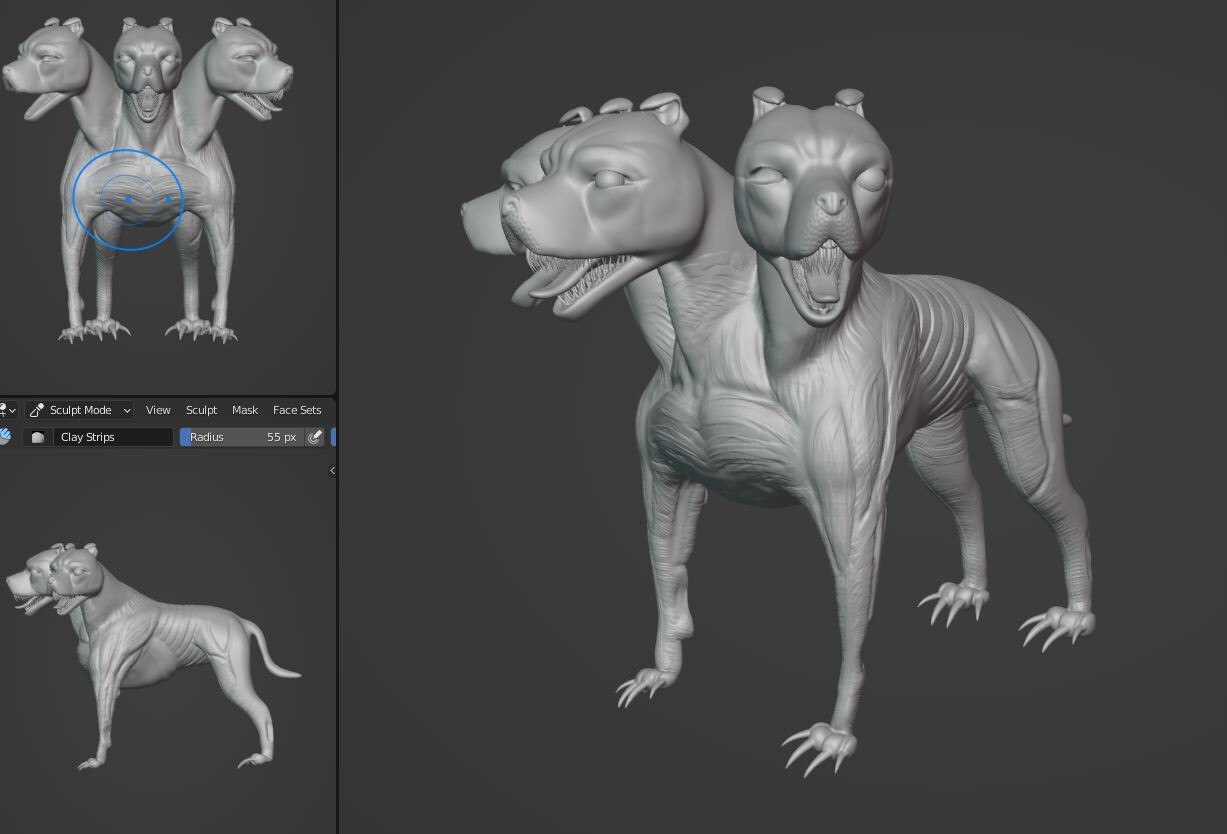 ArtStation - Cerberus Wip