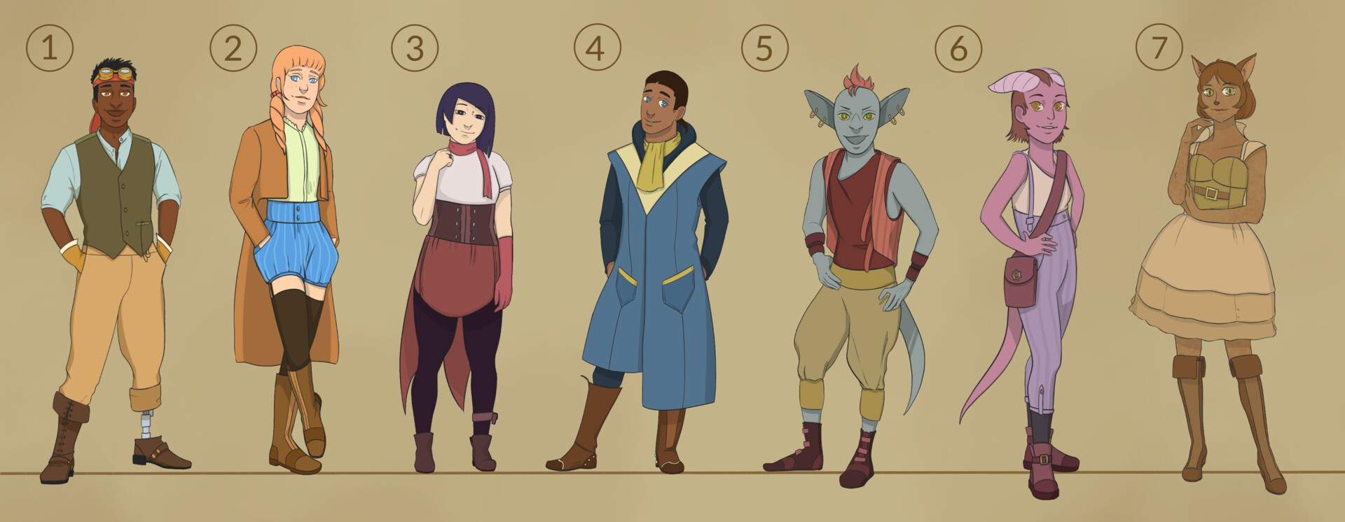 ArtStation - North of Neverland - Character Designs