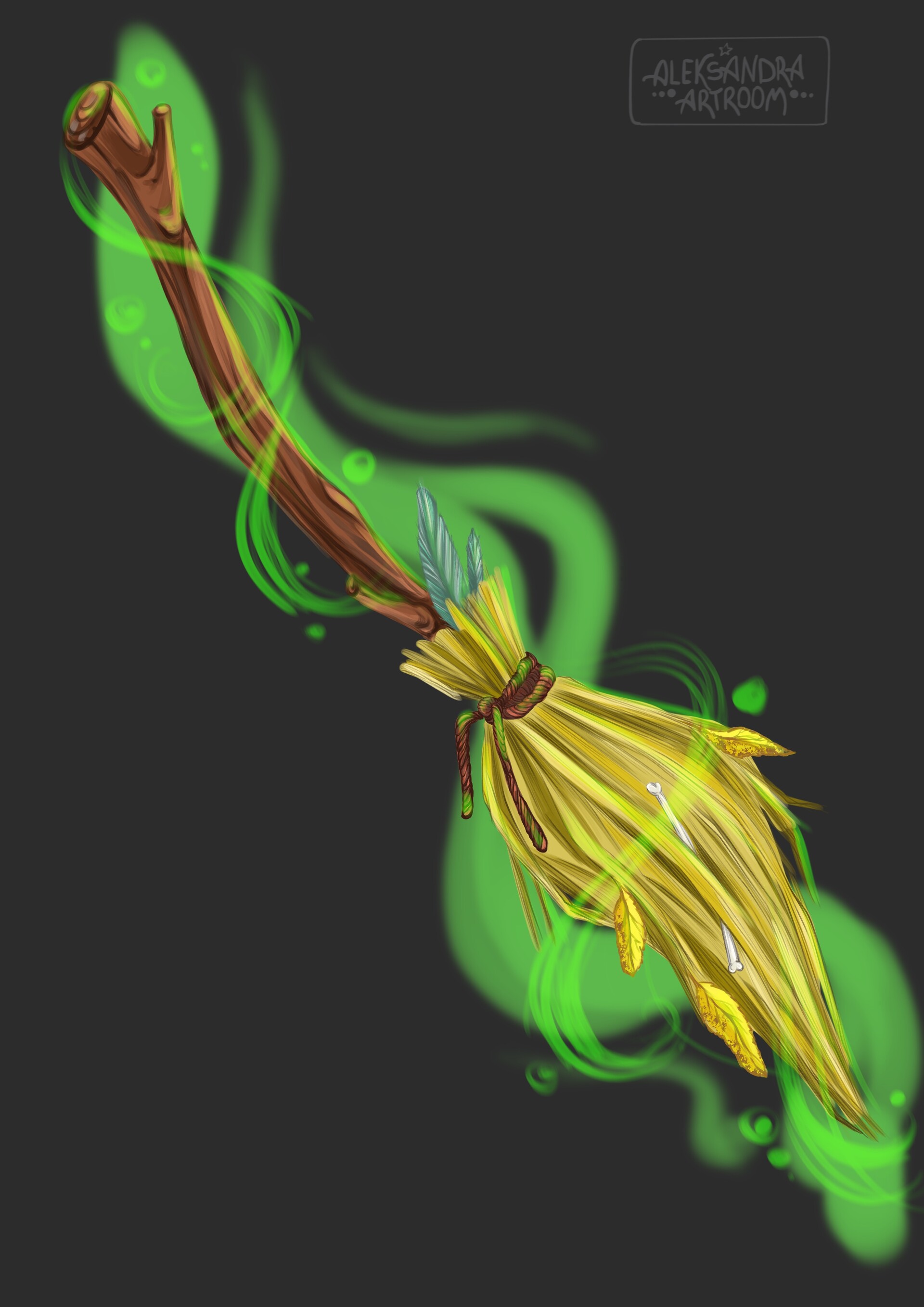 ArtStation - witch's broom