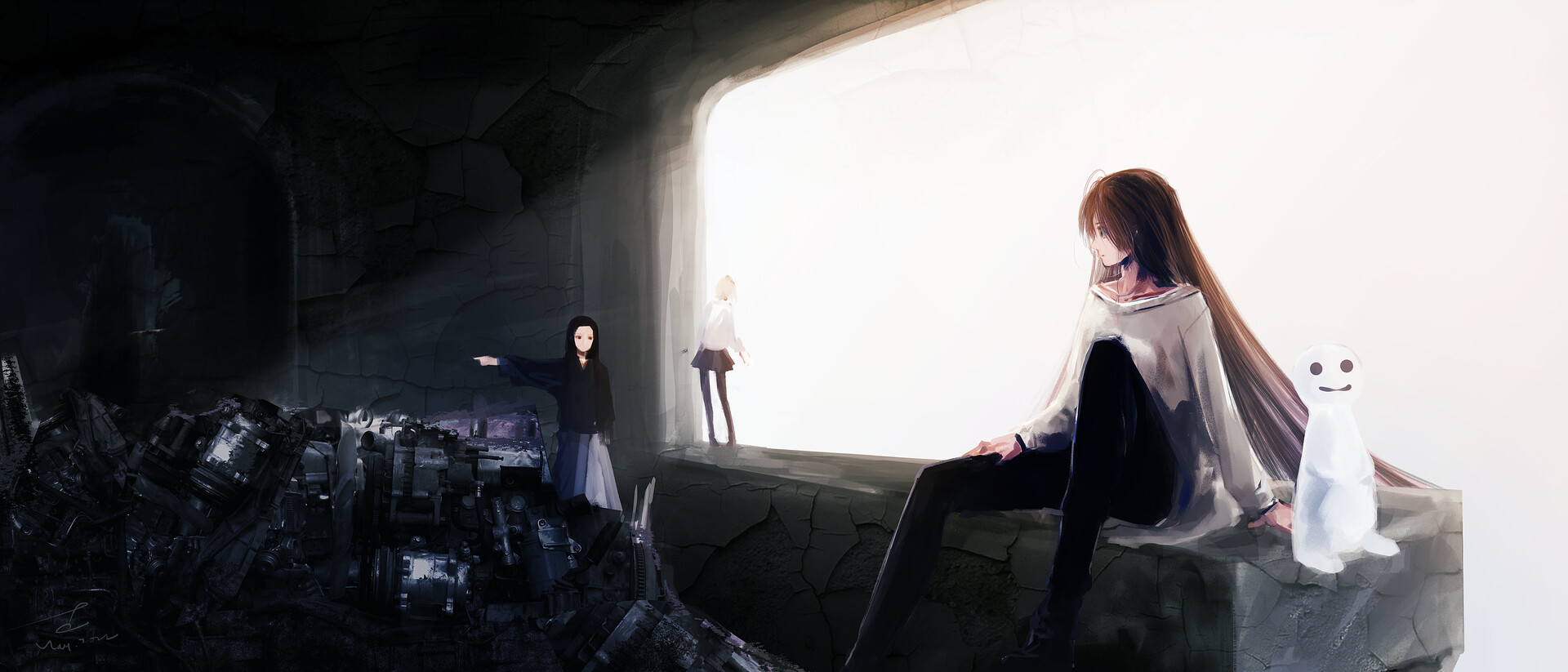 ArtStation - 出口 (Emergency evacuation)