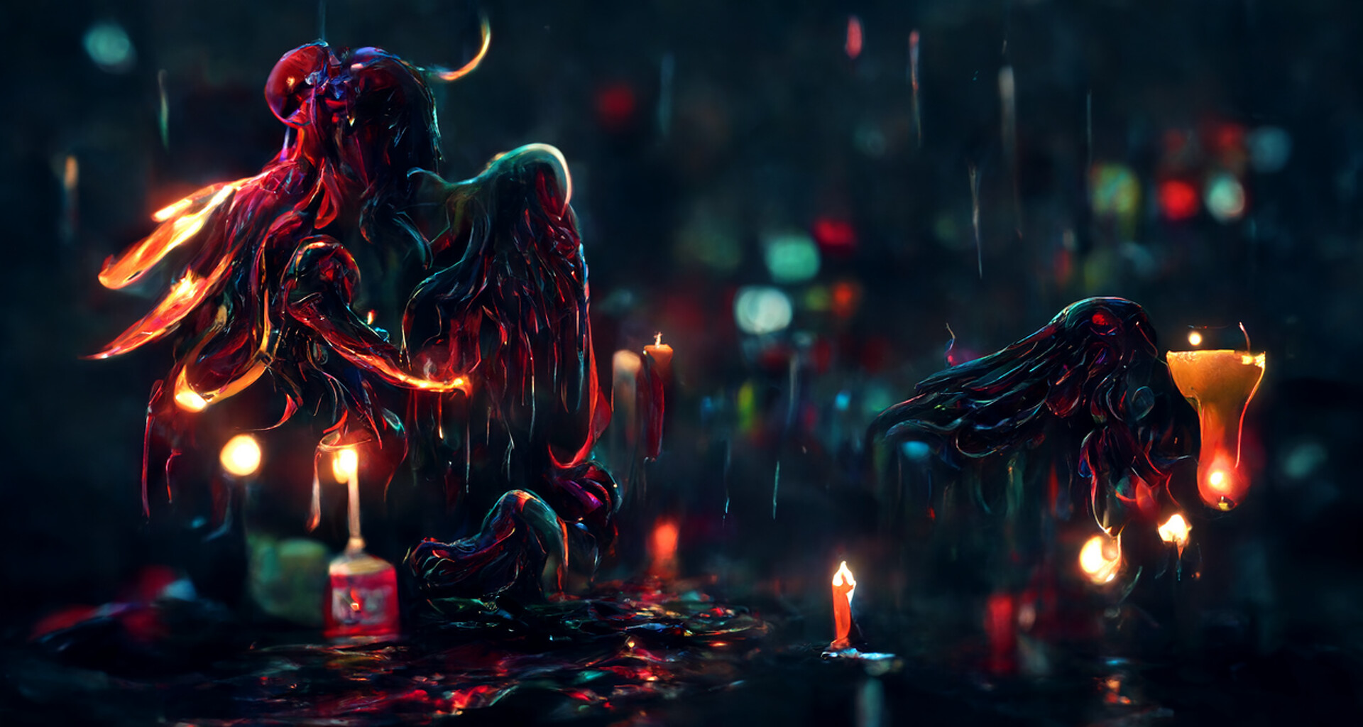 ArtStation - Candles, Devils, And Sacrifices