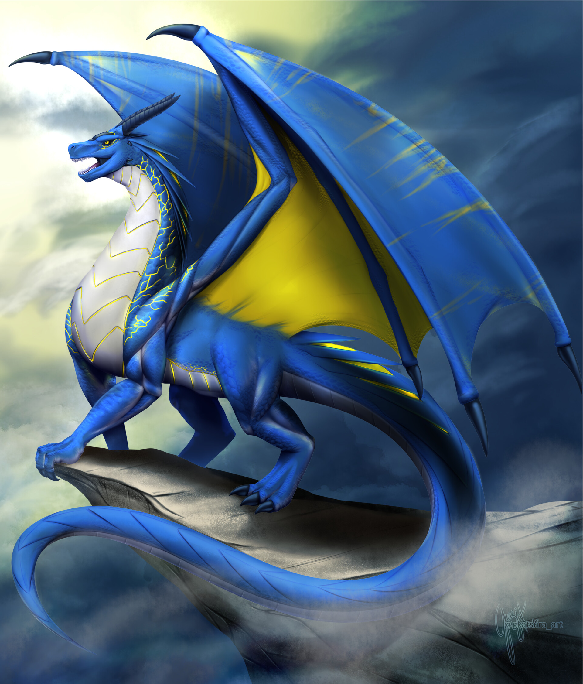 ArtStation - Blue Dragon (Redraw)