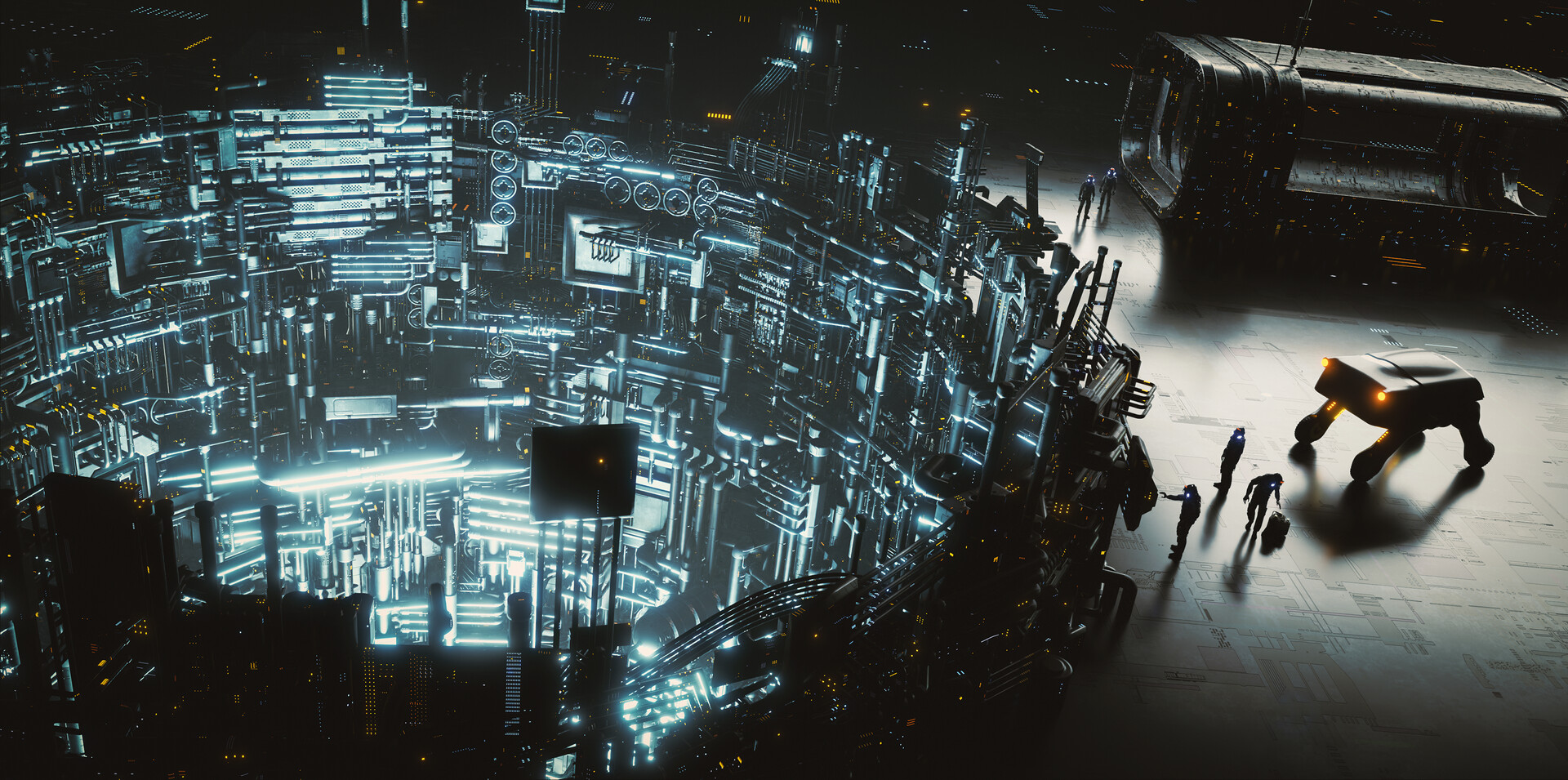 ArtStation - "Accessing the Power Core"