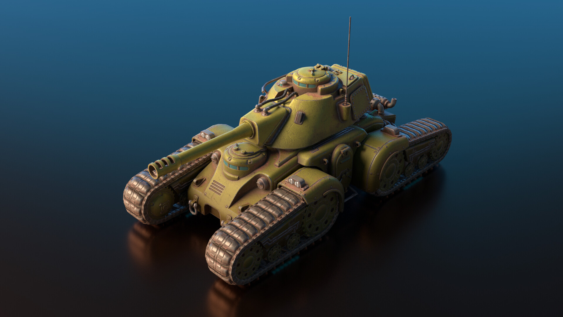 ArtStation - Tank | 3rd Era | Small Turret