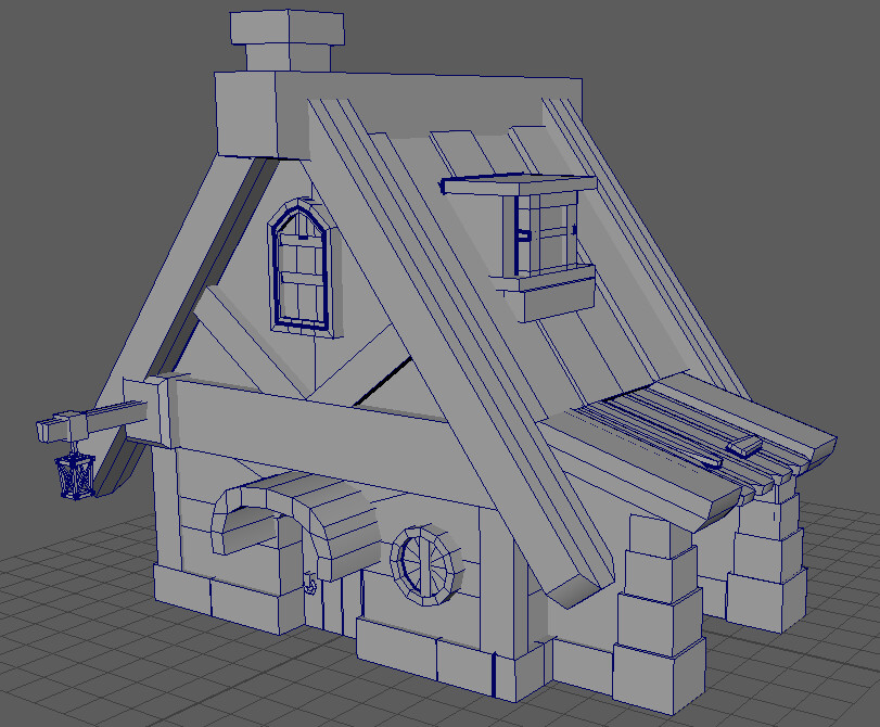 ArtStation - House (medieval game)