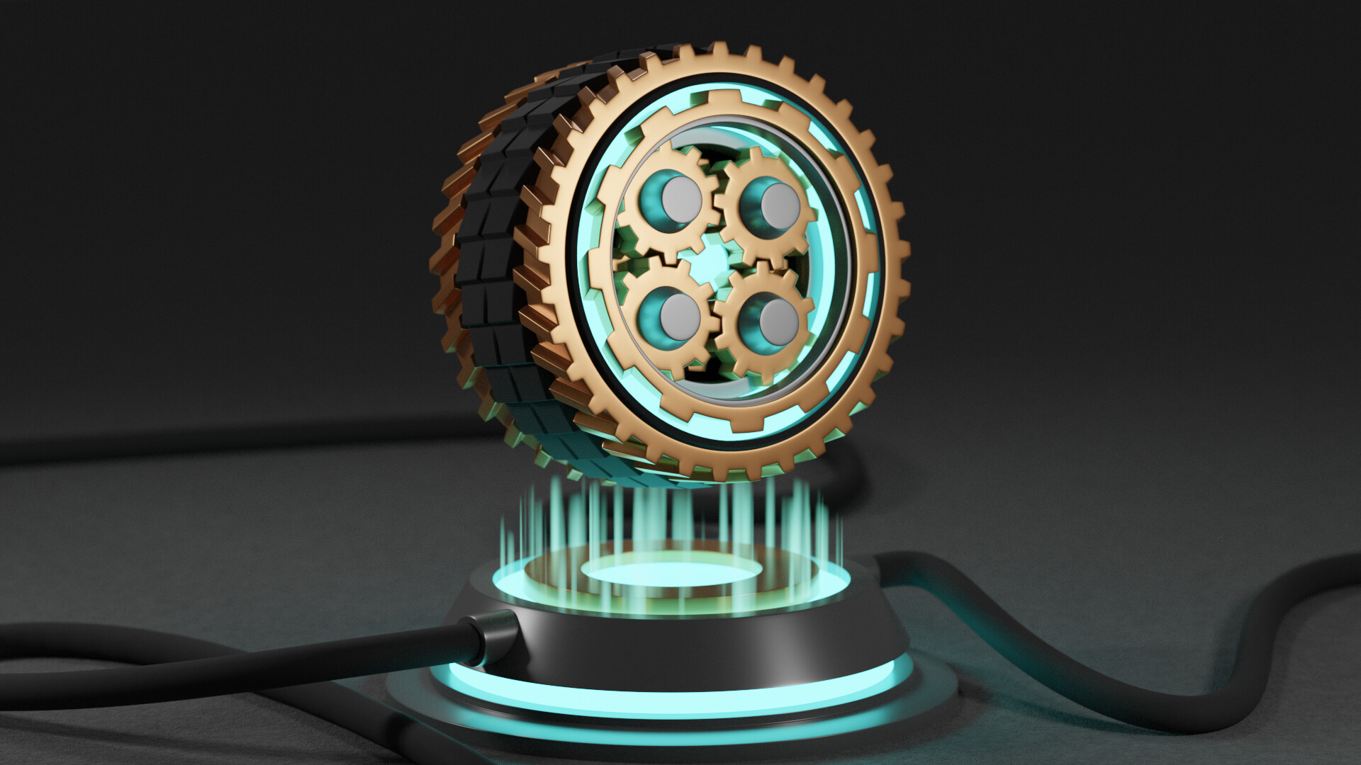 ArtStation - TGR | Custom Wheel | Cogwork