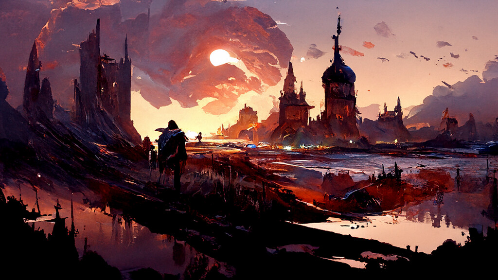 ArtStation - Magic town