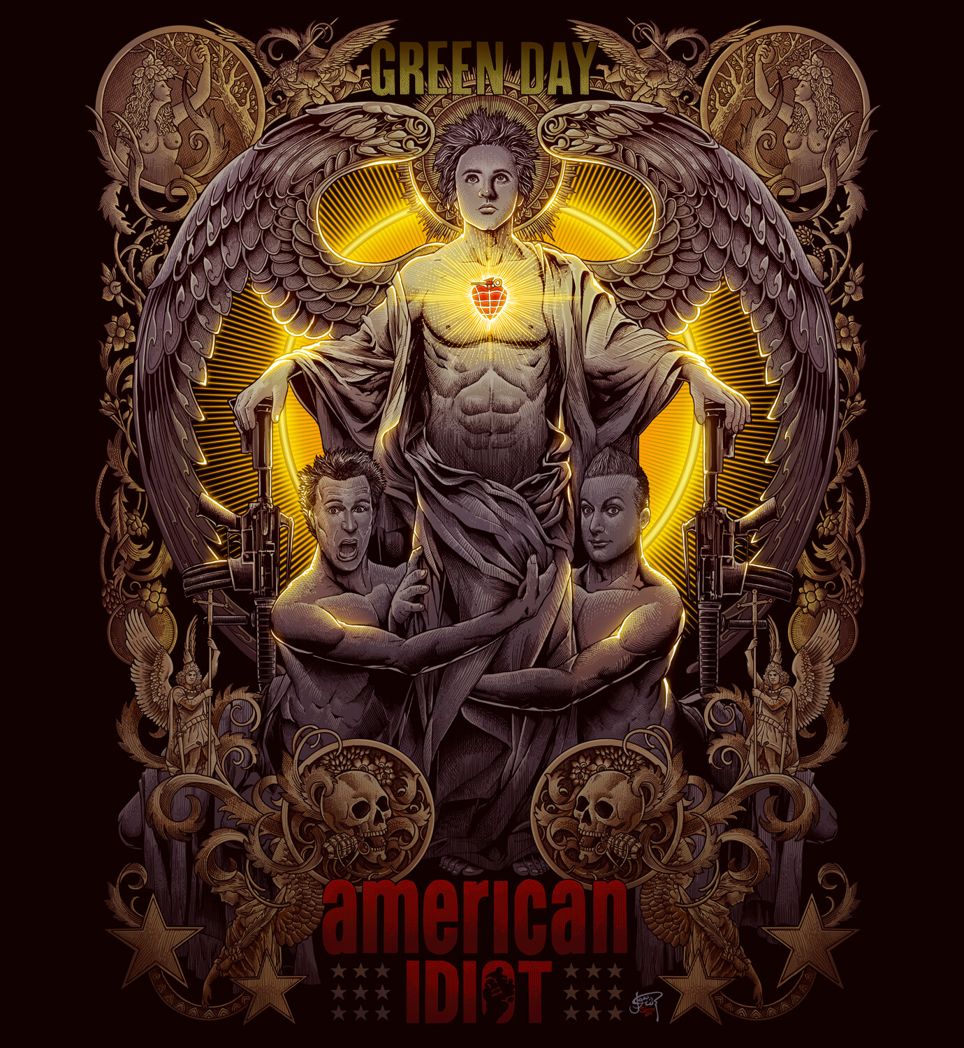 Green Day American Idiot Album Cover