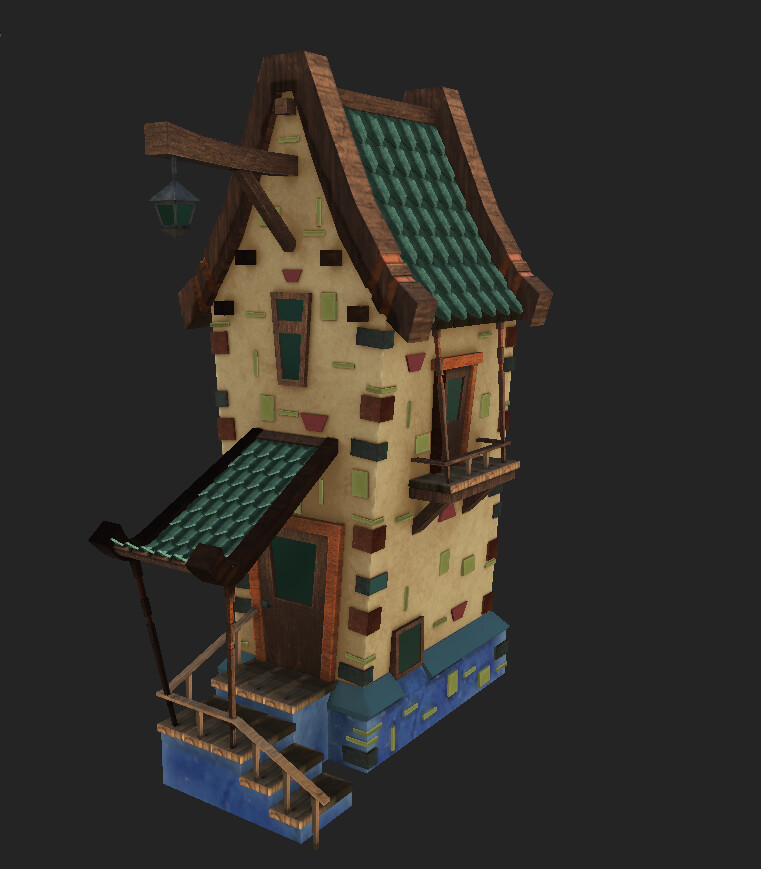 ArtStation - Stylized house