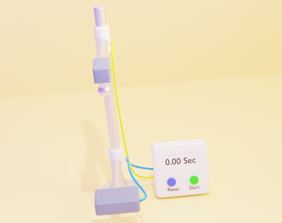 ArtStation - Physics experiment in blender