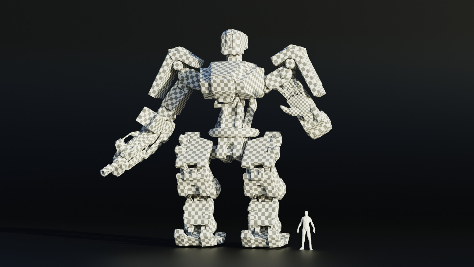 ArtStation - Unwrap UVs of 3D Robot