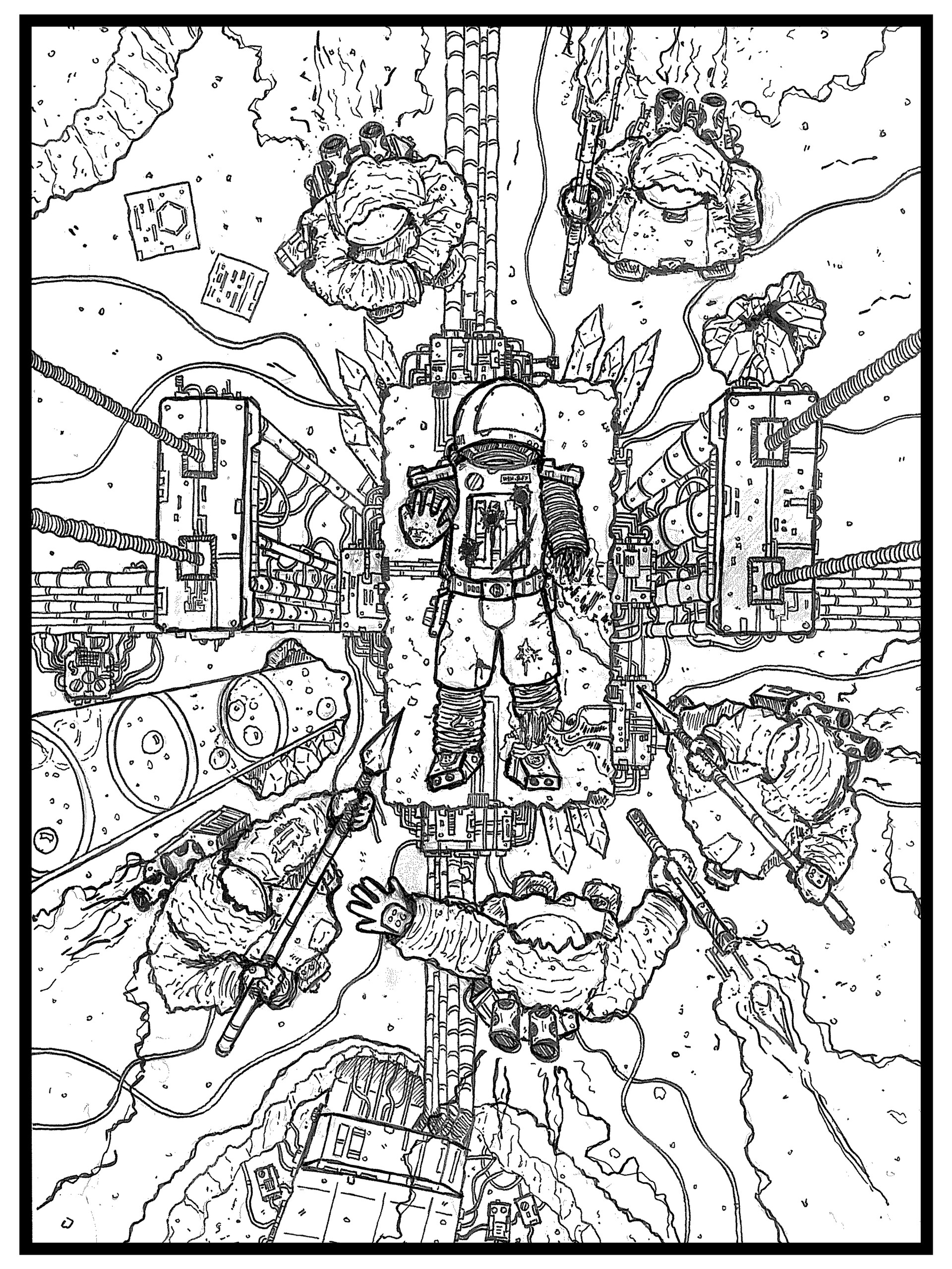 Republic Gunship Coloring Pages