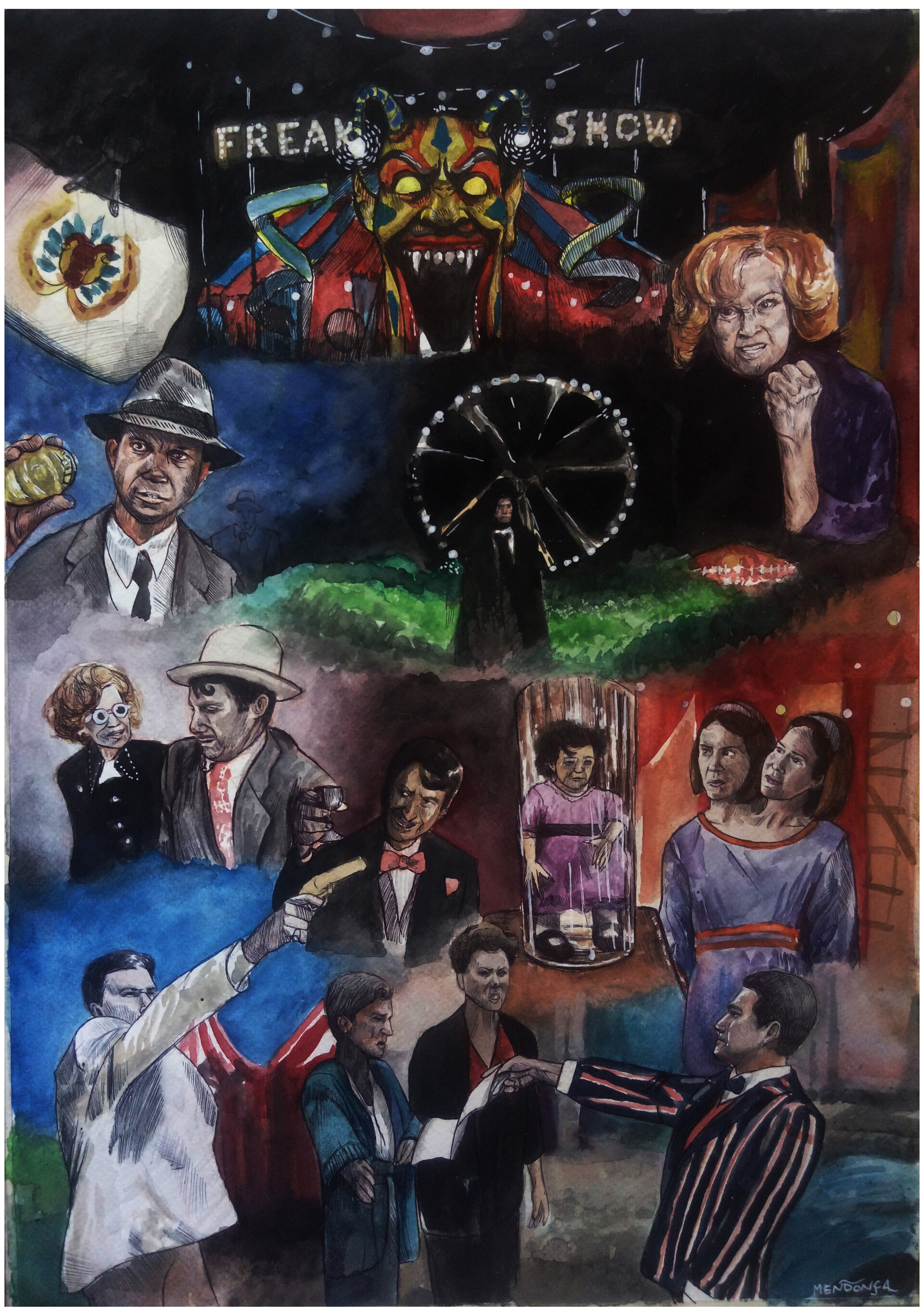 ArtStation - Poster American Horror Story 4ta temporada