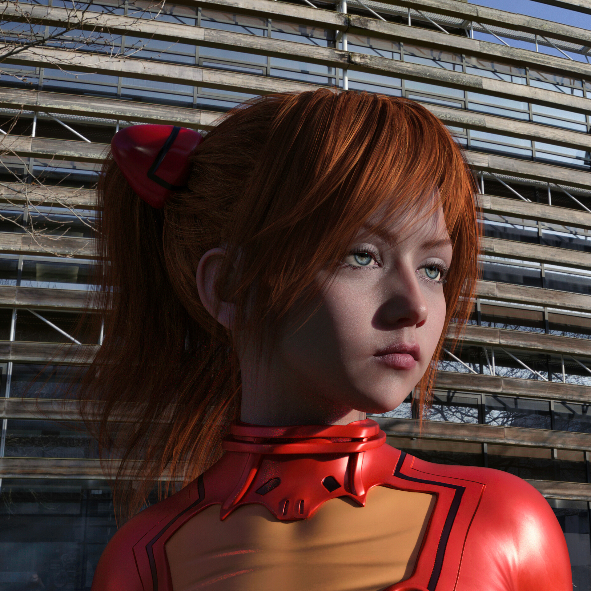 DevilDesign - asuka langley soryu - 3D Model artwork