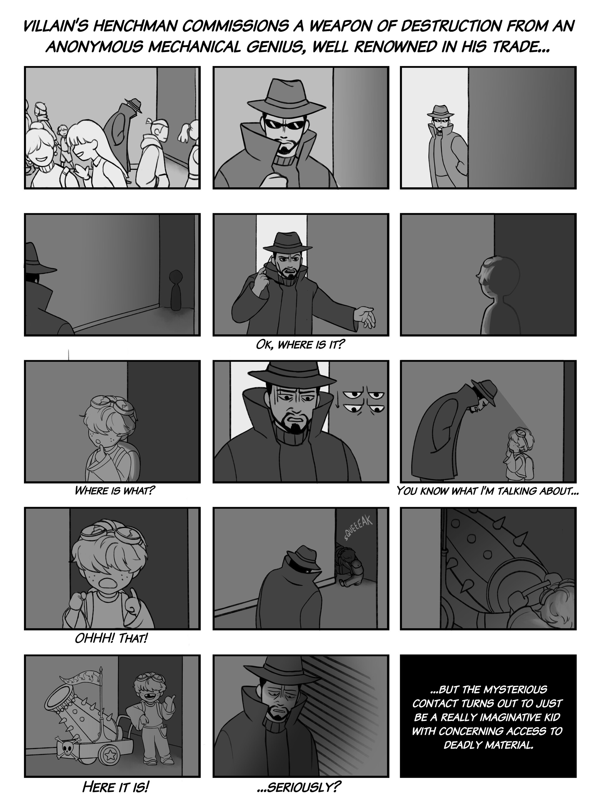 ArtStation - Storyboard - Anonymous Delivery