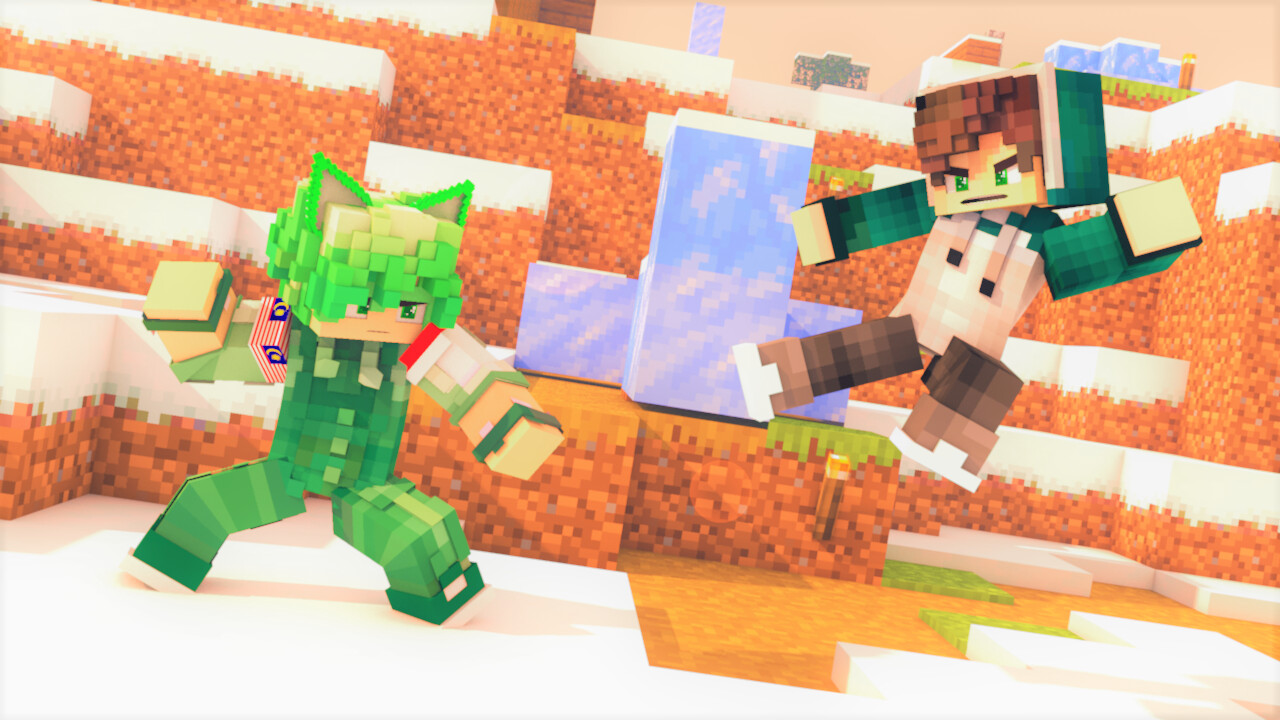 ArtStation - "RainiMator"Minecraft Pose