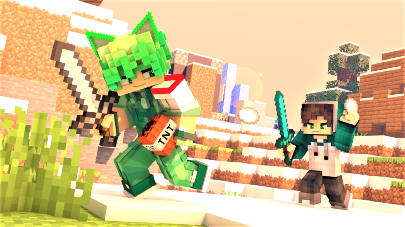 ArtStation - "survival Games" (Hive Server) Minecraft Pose