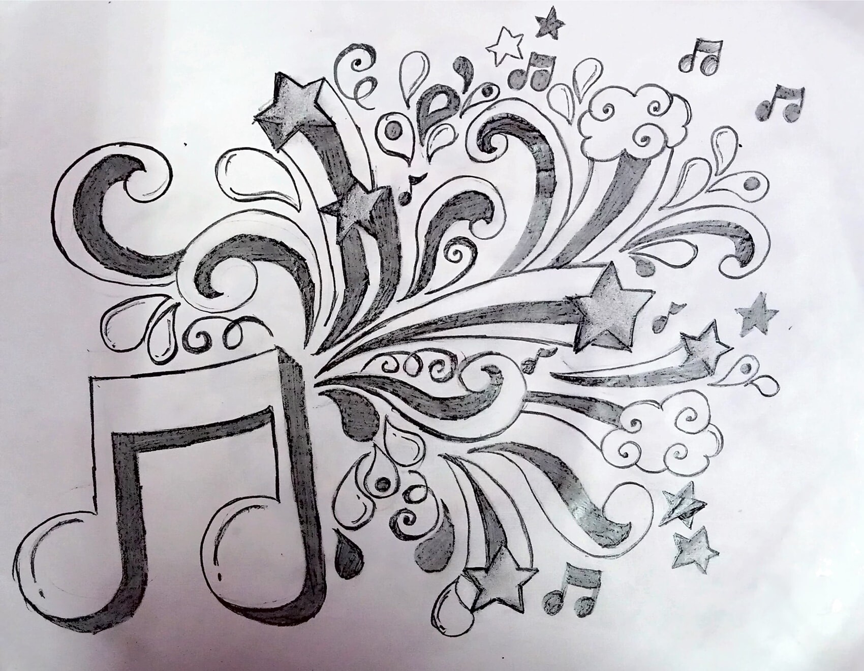 ArtStation - 'Music can calm that raging anxiety (yeahh I love music dude)'