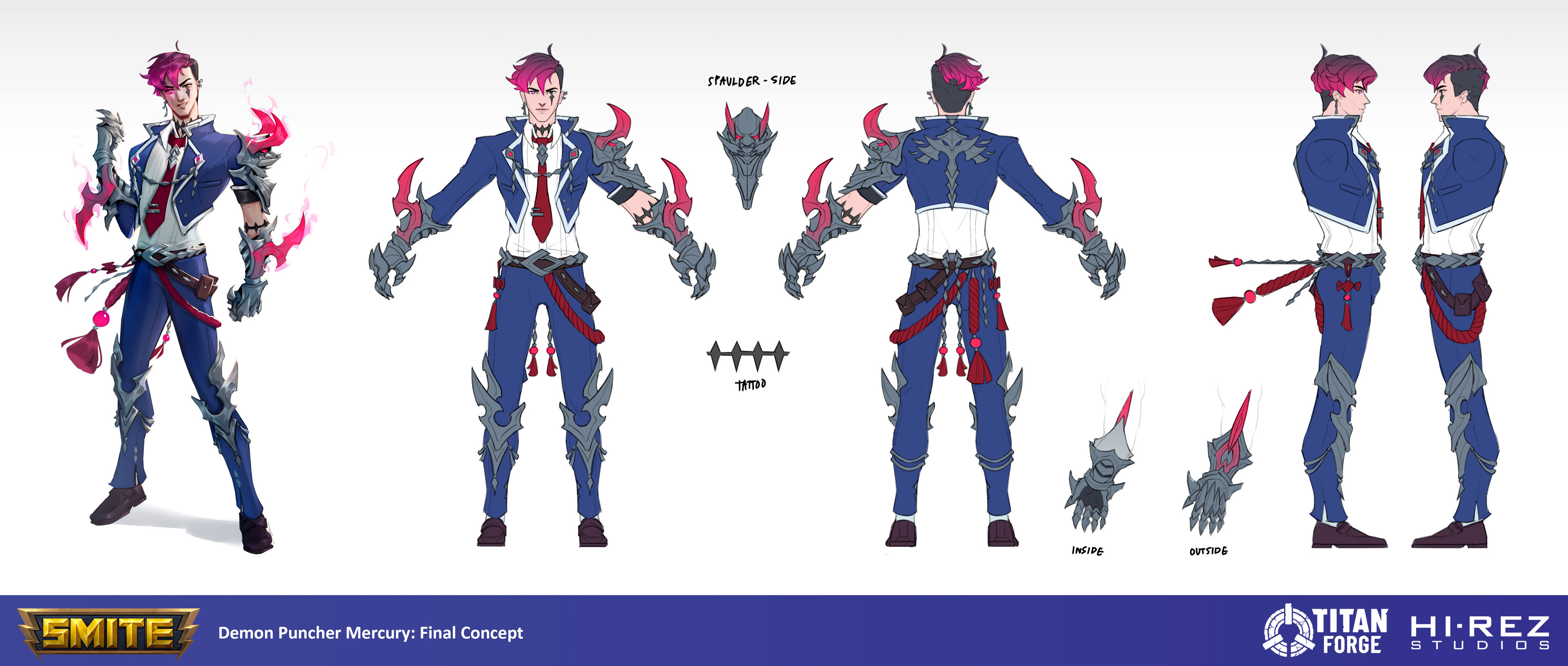 Devin Yang | Online Portfolio - SMITE – Demon Puncher Mercury