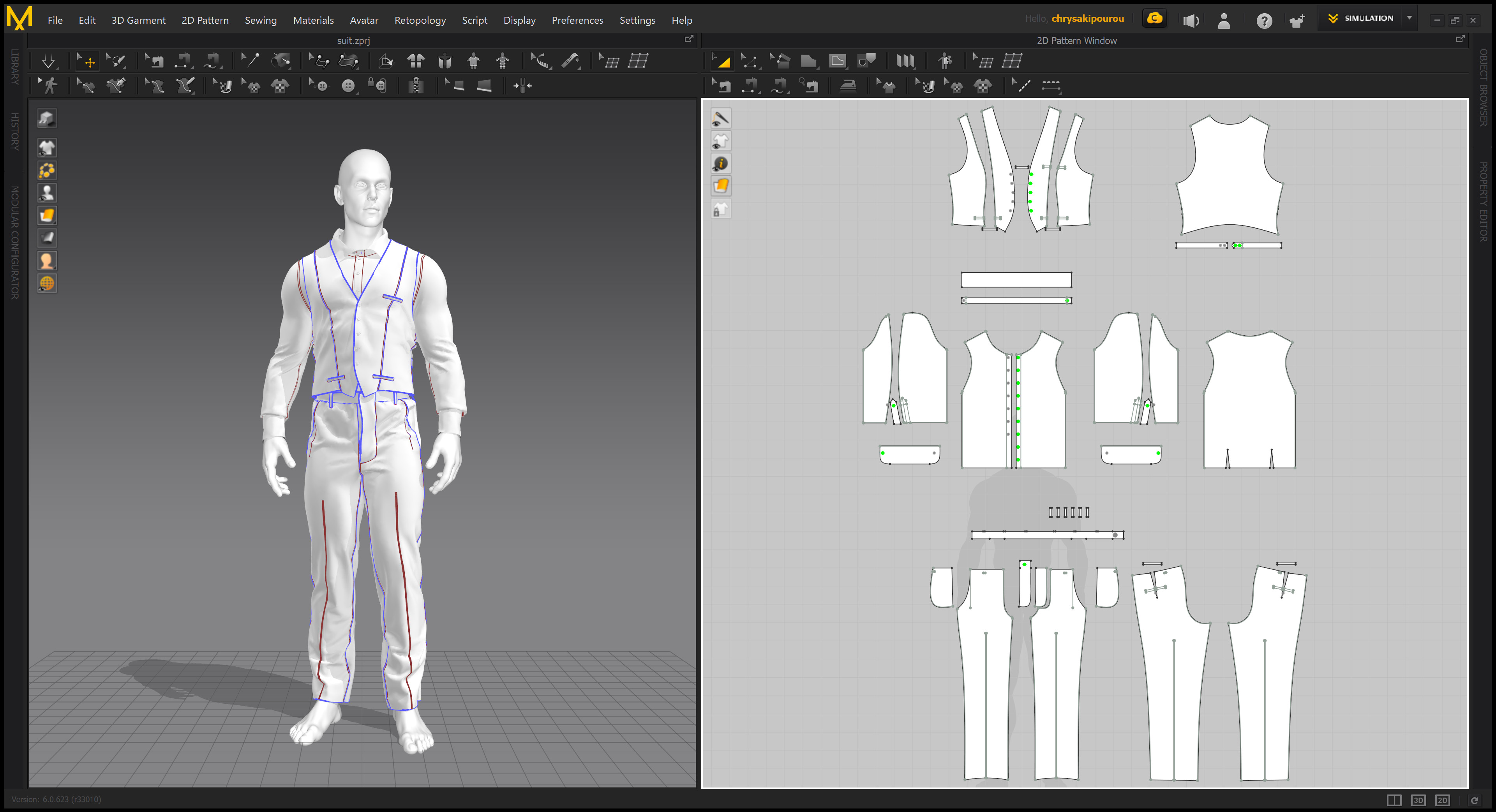 Chrysa Kipourou - Marvelous Designer Practice Projects (Part 2)
