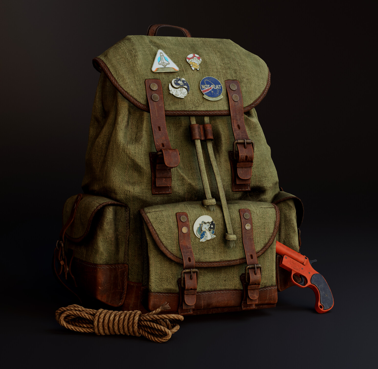 ArtStation - Hiker's Backpack