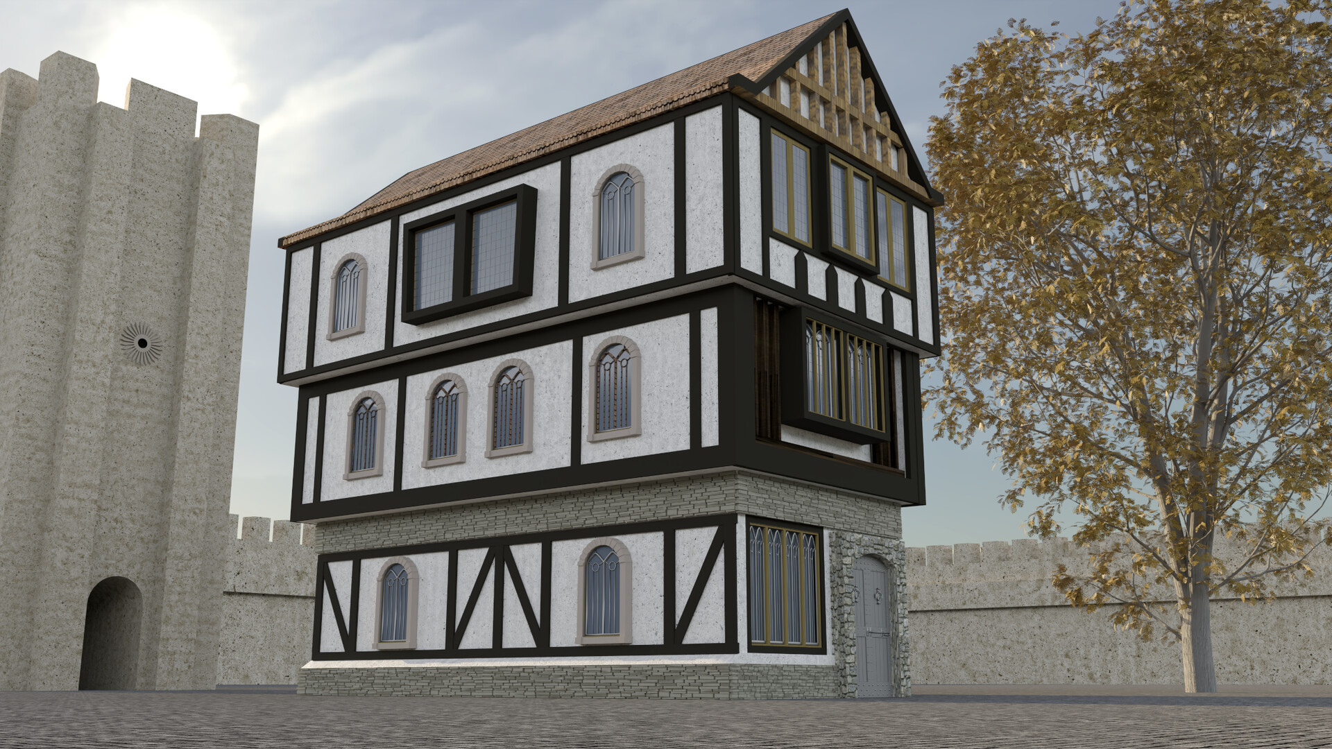 ArtStation - Medieval House