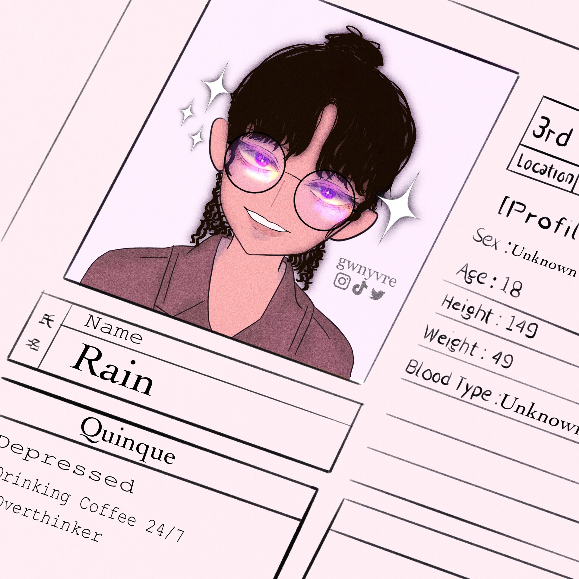ArtStation - Rain's Bio Data