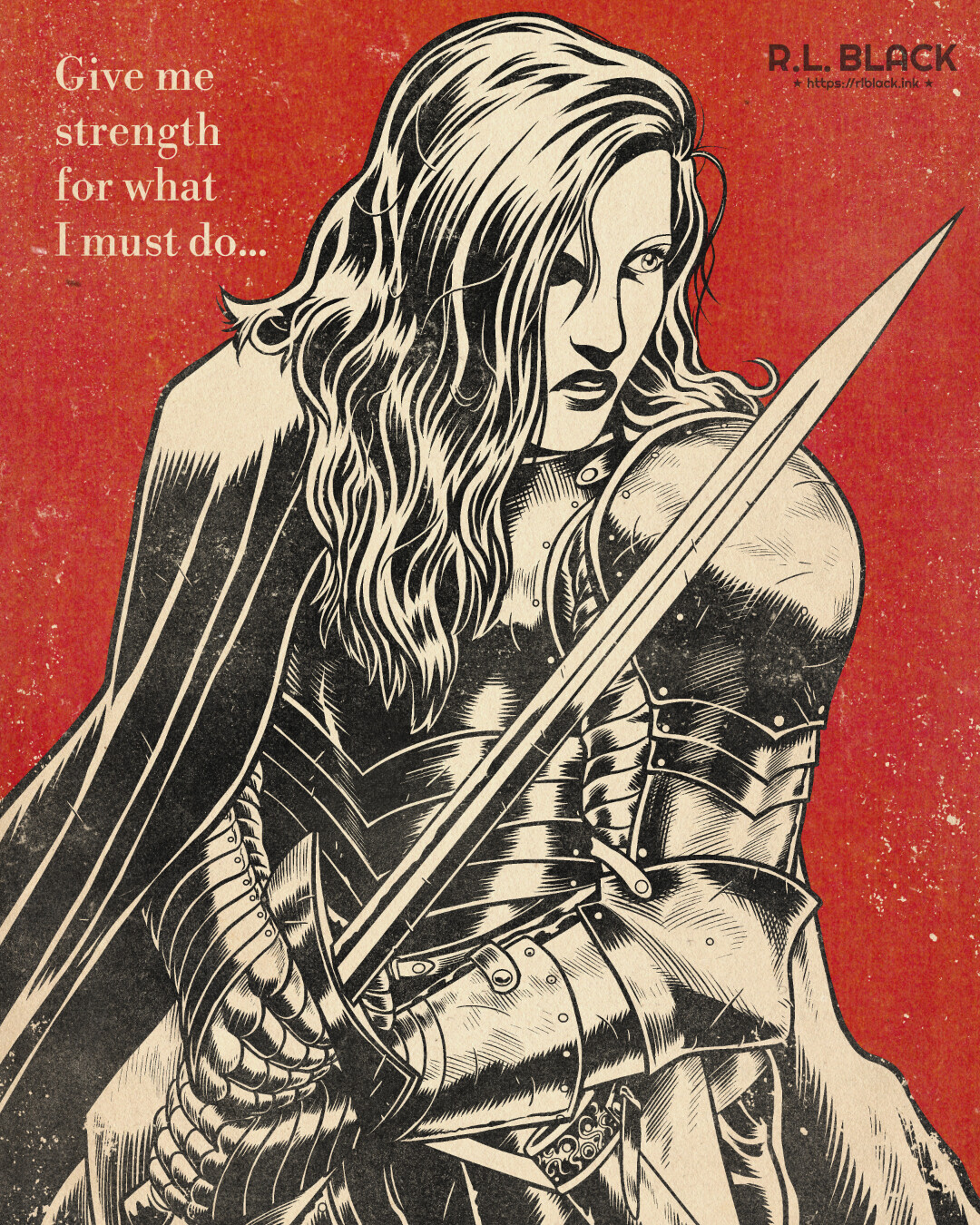 ArtStation - "Give me strength" Female Knight