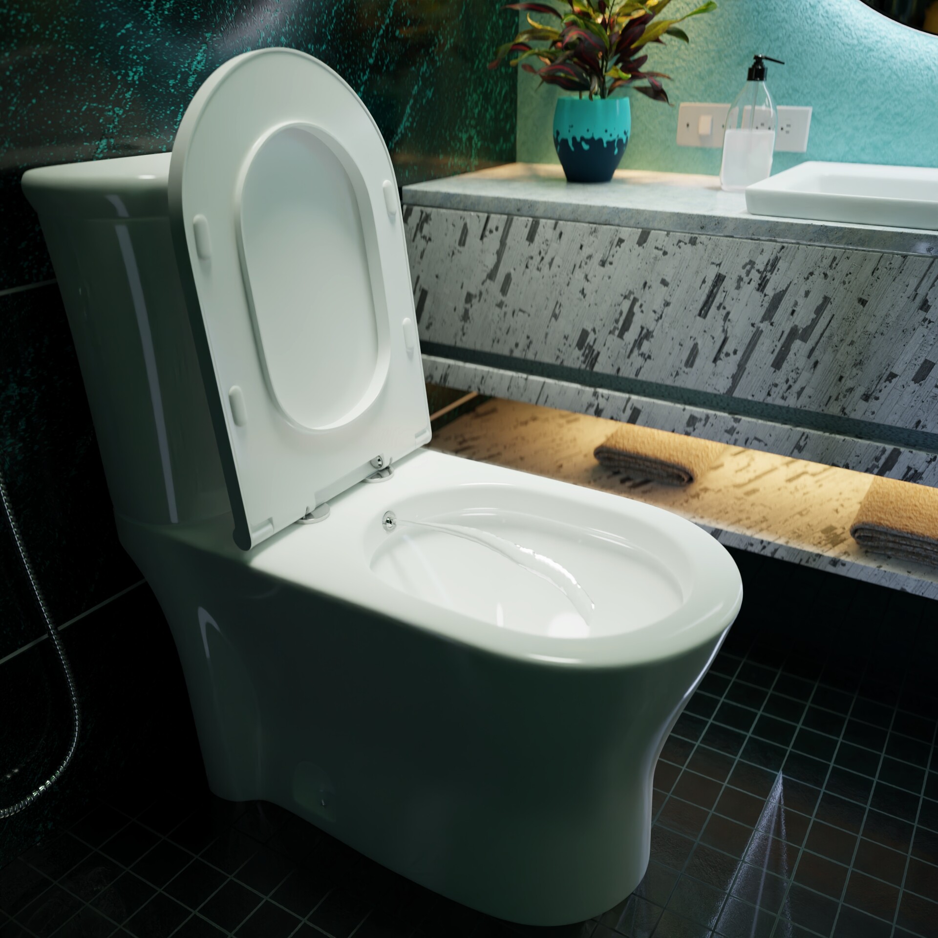 Edgar Ishankulov - Bathroom Interior 3D Render