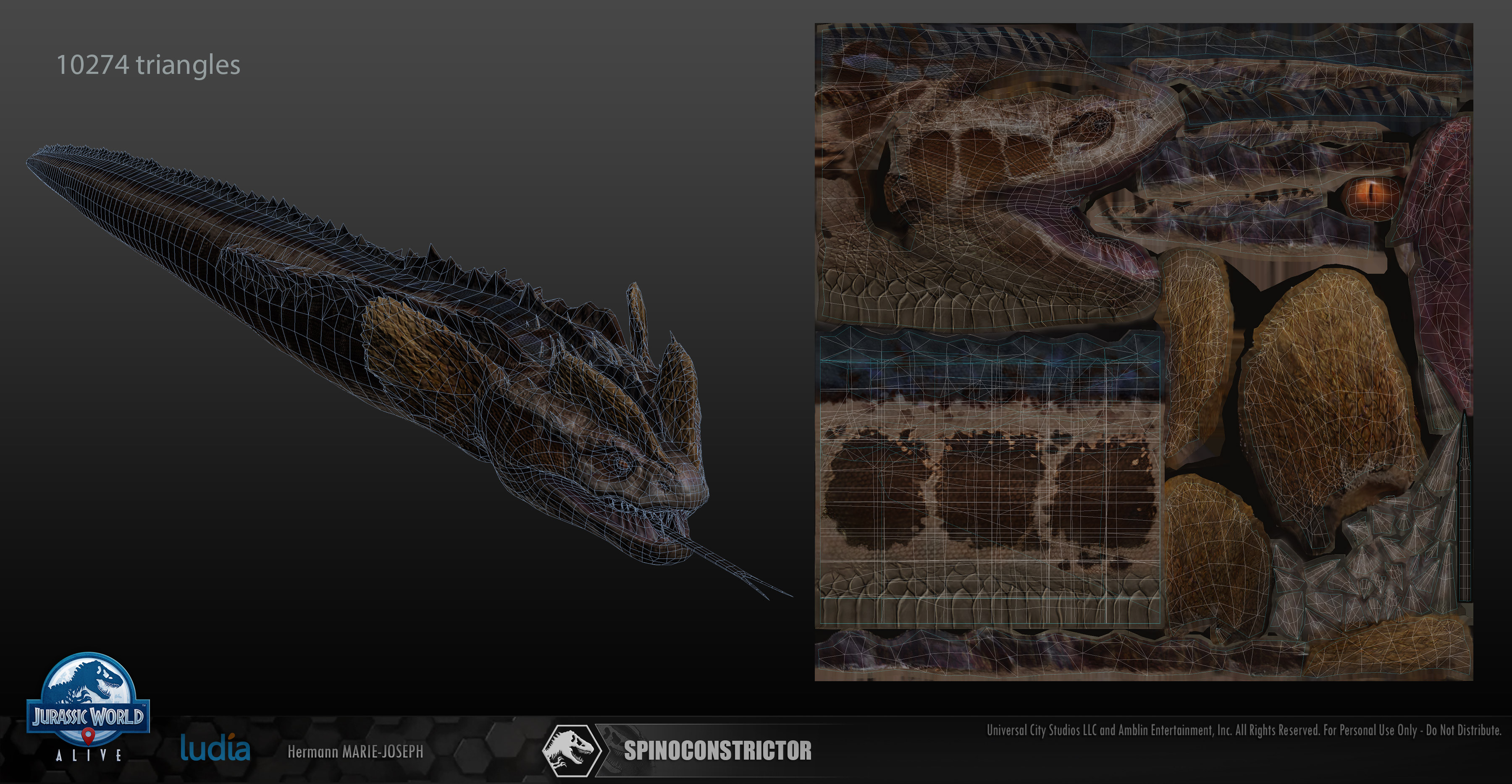 Hermann Marie-Joseph - Spinoconstrictor - Jurassic World Alive