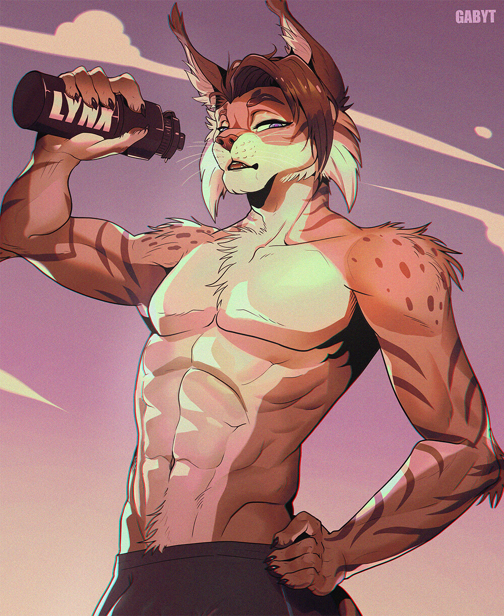 how to draw a furry lynx