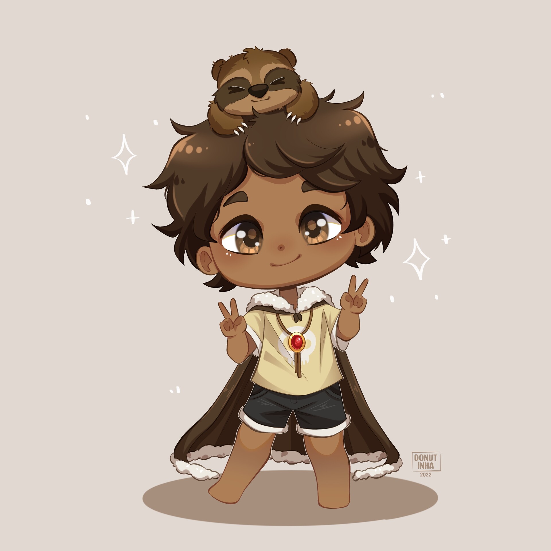 ArtStation - Commission Habbo Chibi
