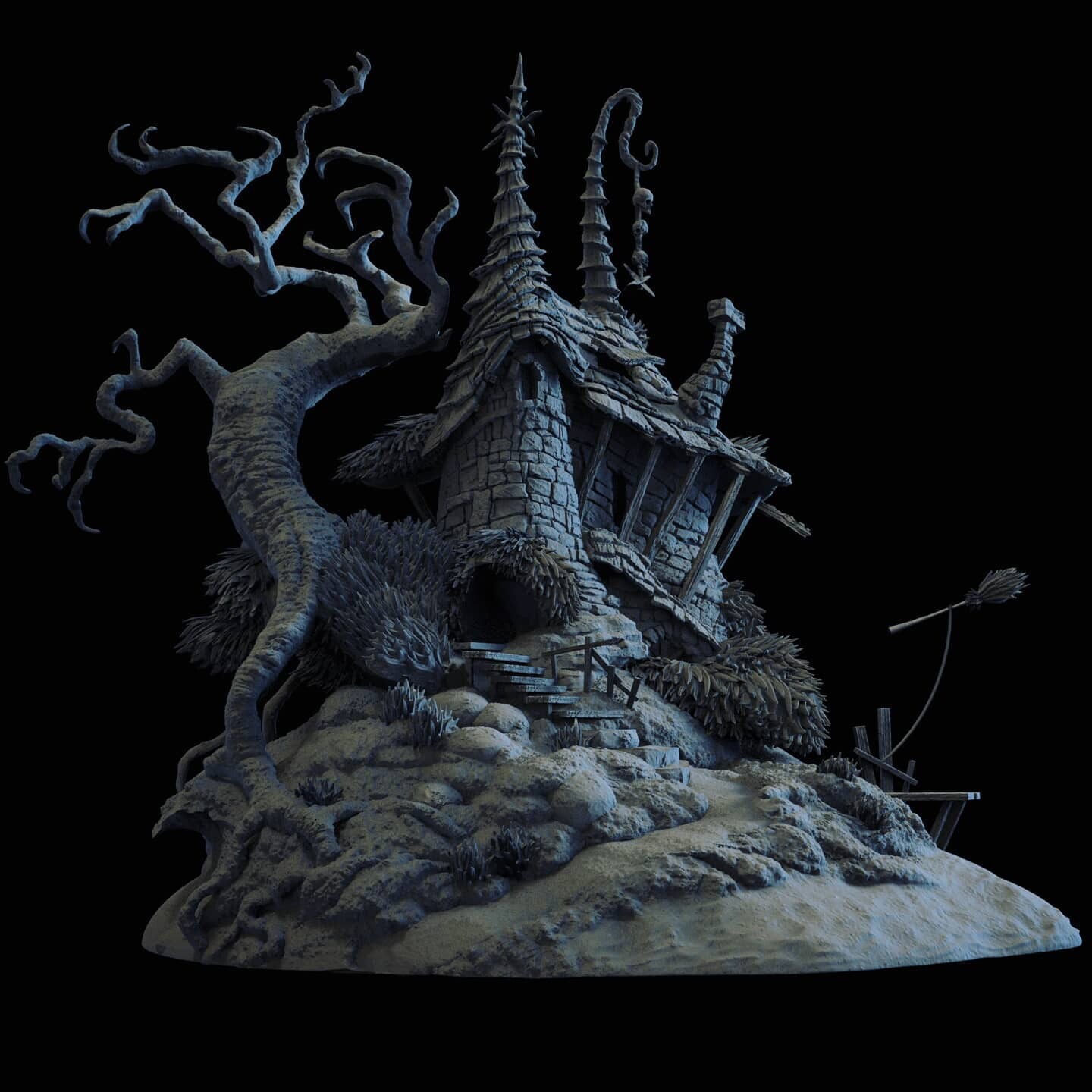 ArtStation - Witch's hideout
