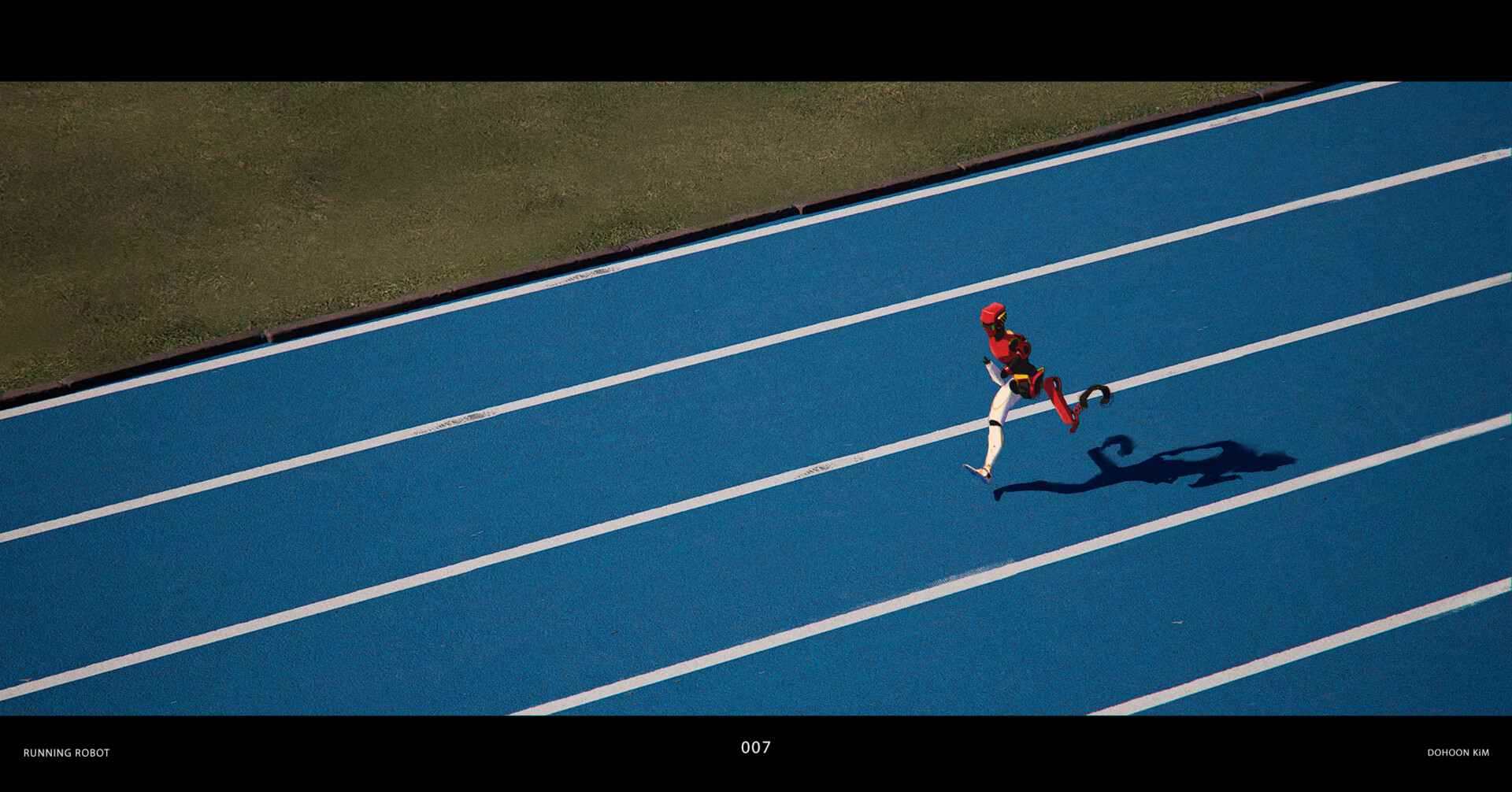 ArtStation - Running Robot 007 - Running Tracks