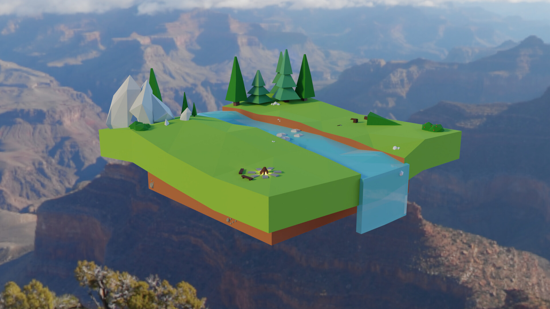 ArtStation - Fly Island