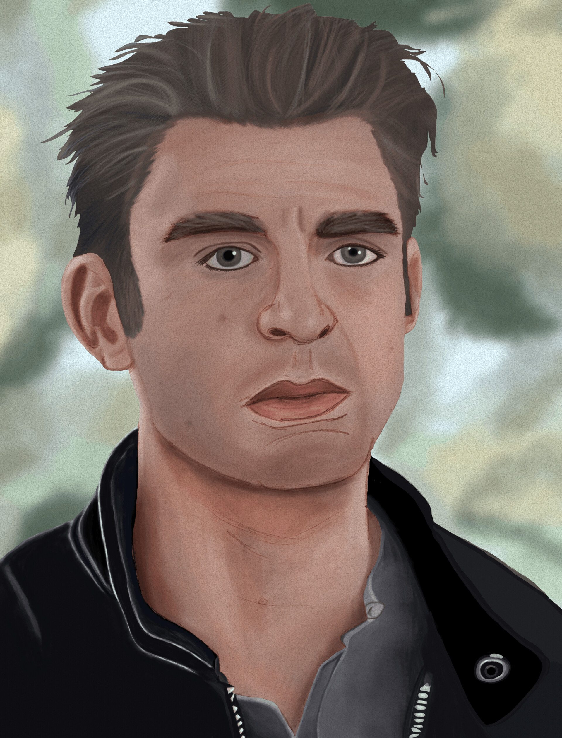 ArtStation - Chris Evans-Digital Portrait