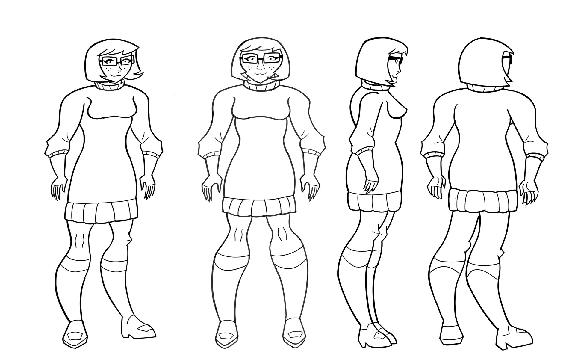 ArtStation - Velma Turnaround