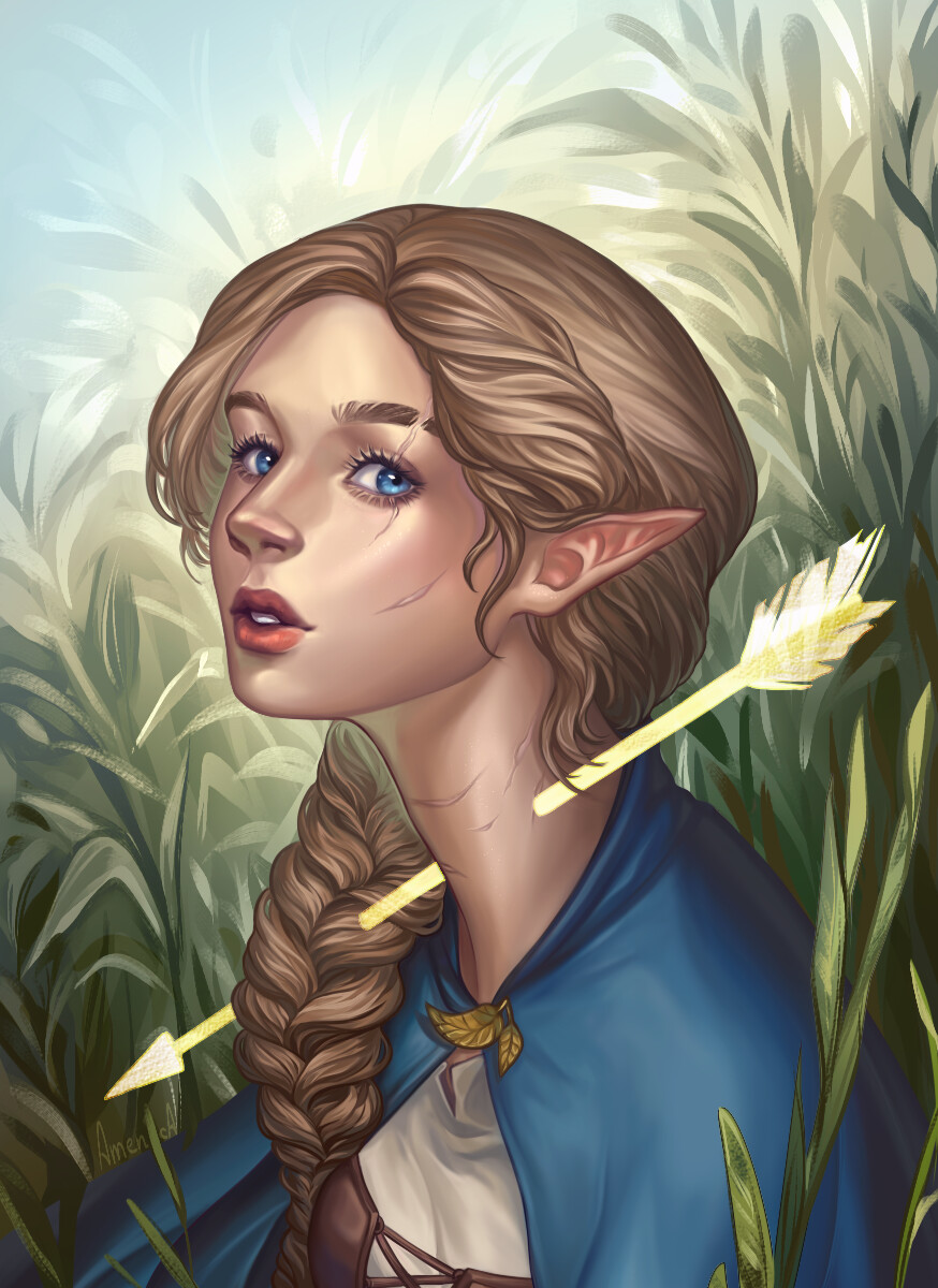 ArtStation - Spring Portrait [Commission]