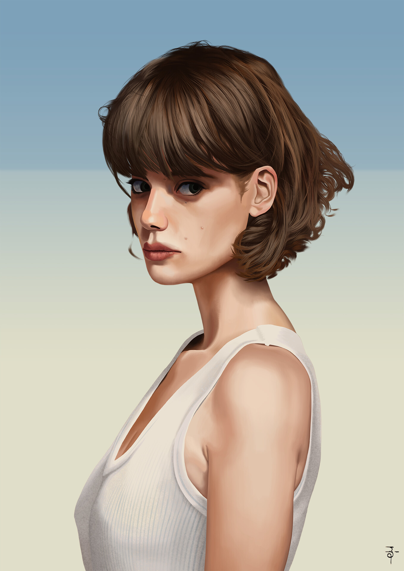 ArtStation - Portrait study