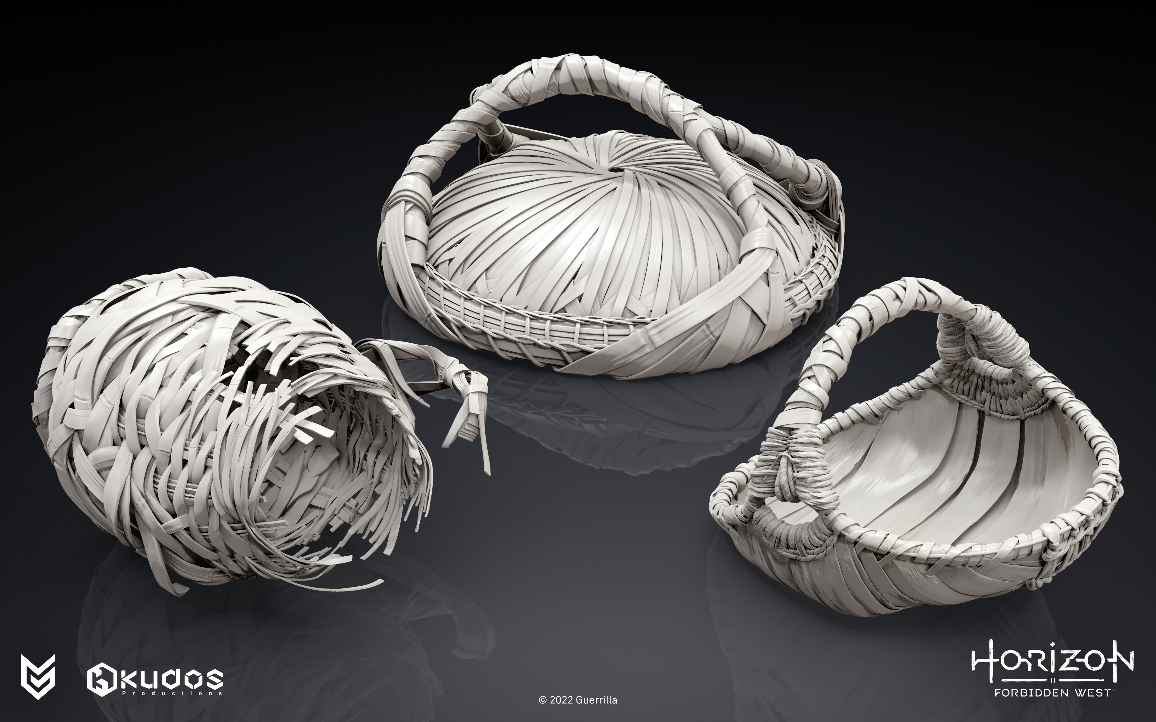Kudos Productions - Horizon Forbidden West – Utaru Tribe Baskets and Weaves