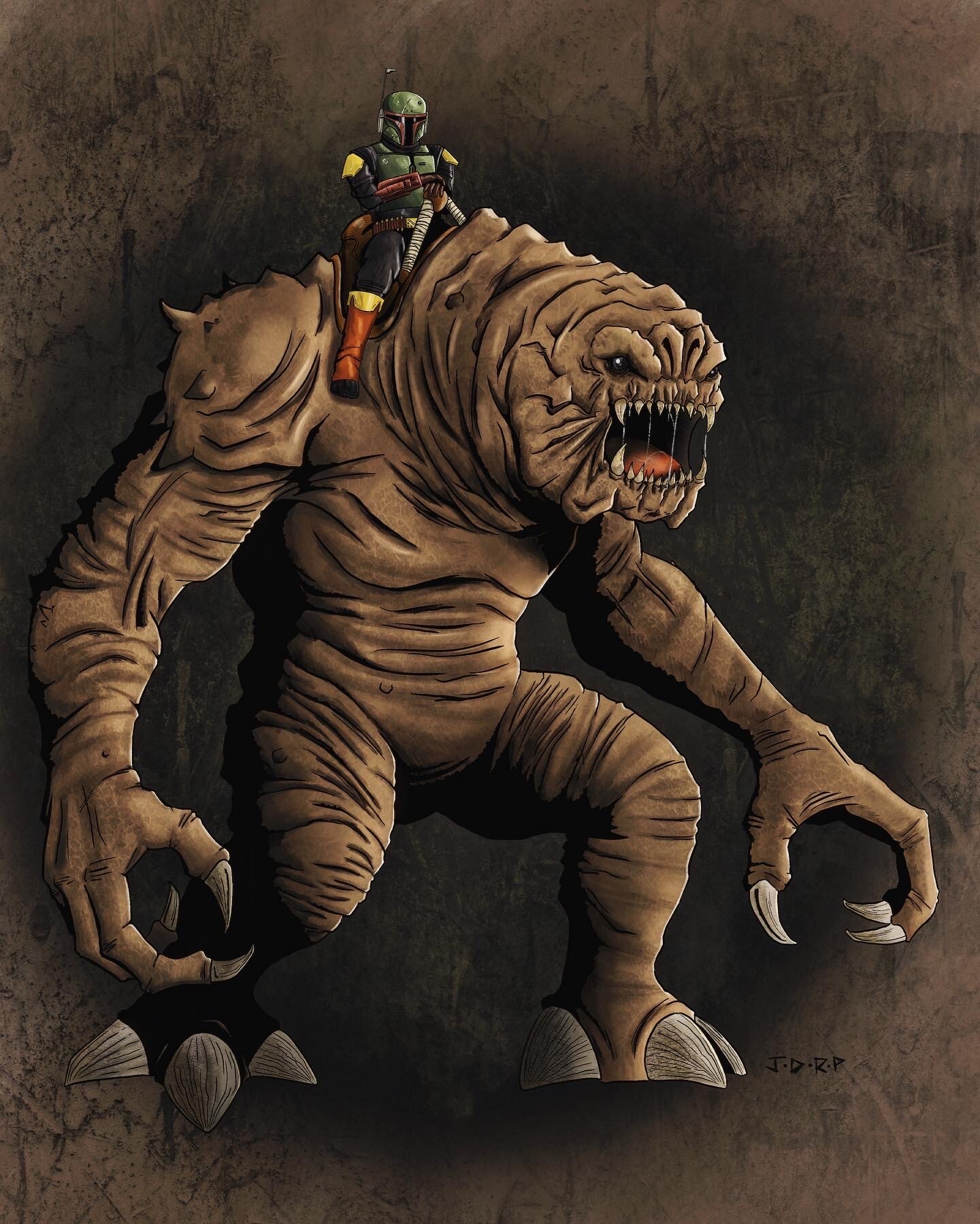 ArtStation - Rancor rodeo